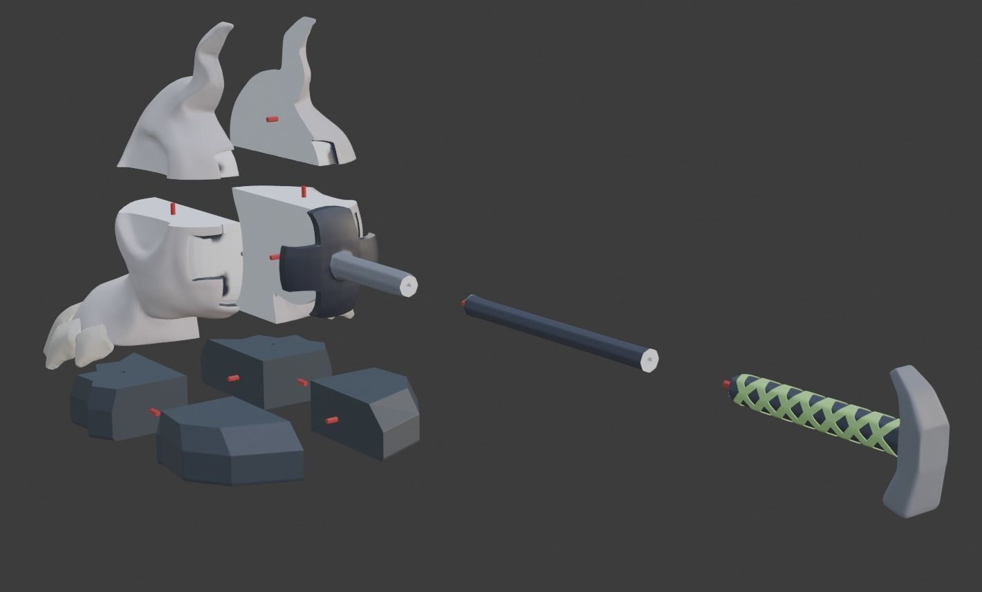 Skull Hammer from Wind Waker 3D model 3D printable | CGTrader