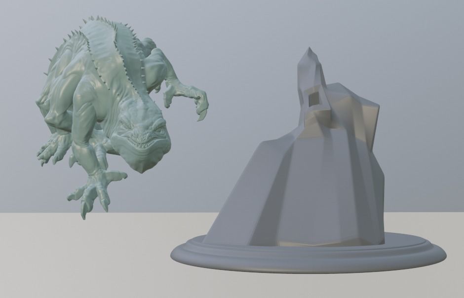 The Basilisk lizard 3D model 3D printable | CGTrader