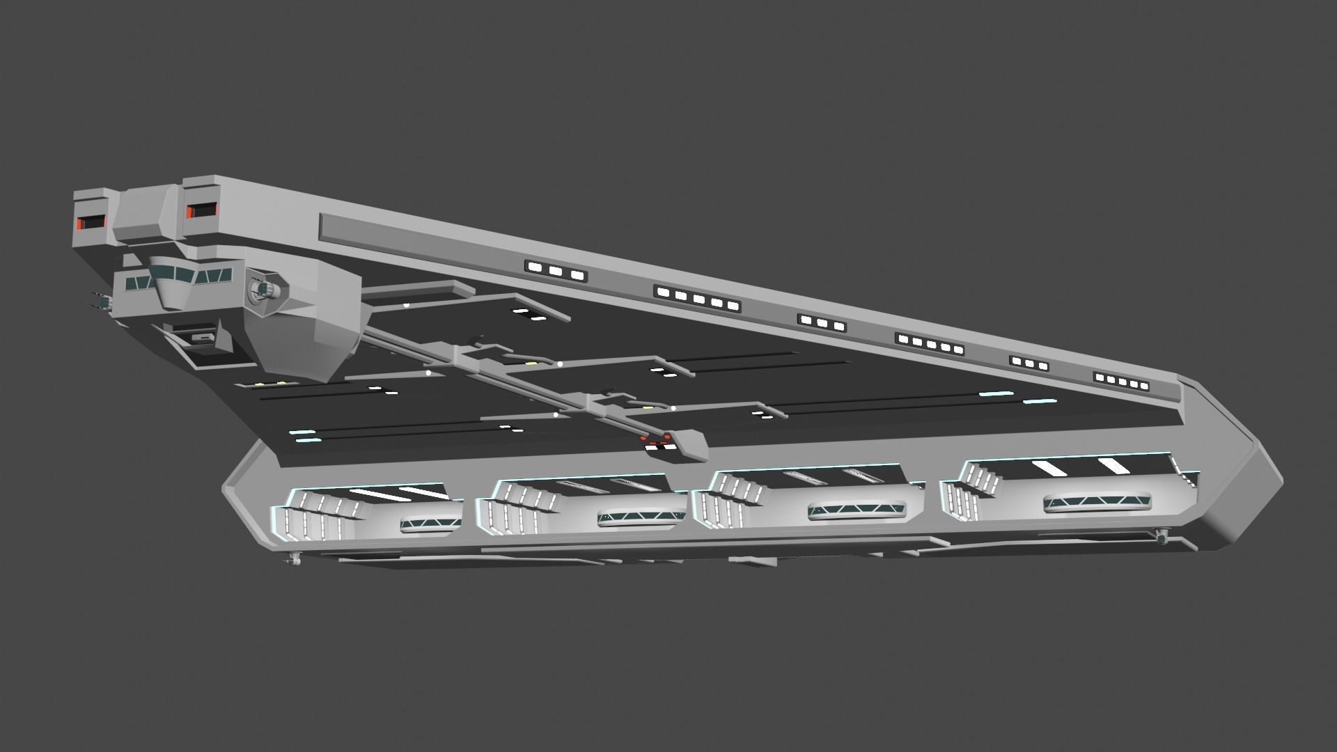 Quasar Fire Cruiser Carrier - Star Wars 3D model | CGTrader