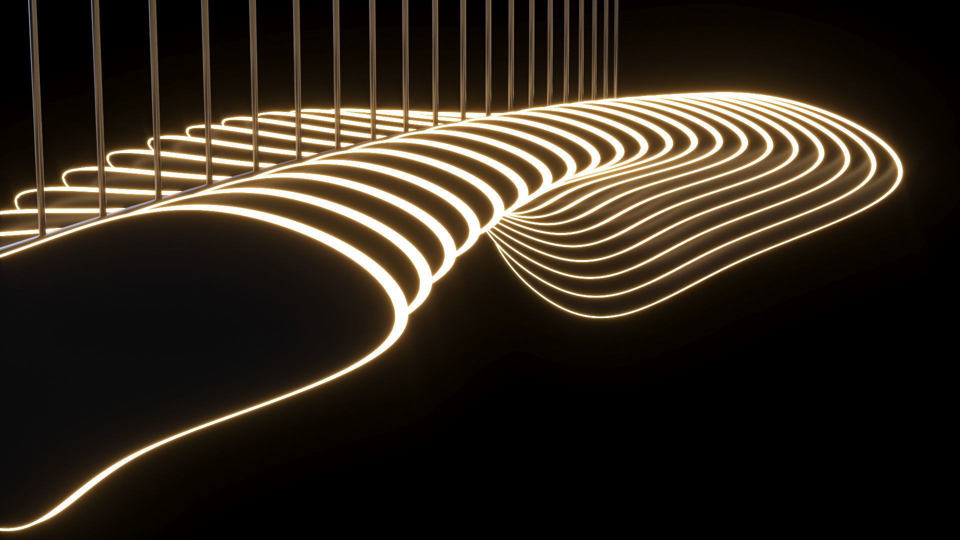 Modern Parametric Chandelier 3D model | CGTrader