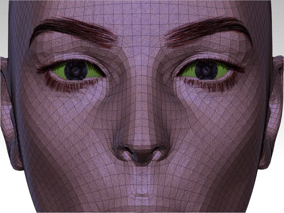 3D model Monica Bellucci VR / AR / low-poly | CGTrader