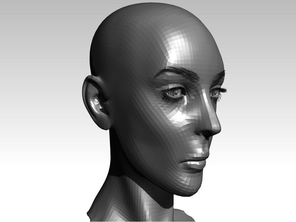 3D model Monica Bellucci VR / AR / low-poly | CGTrader