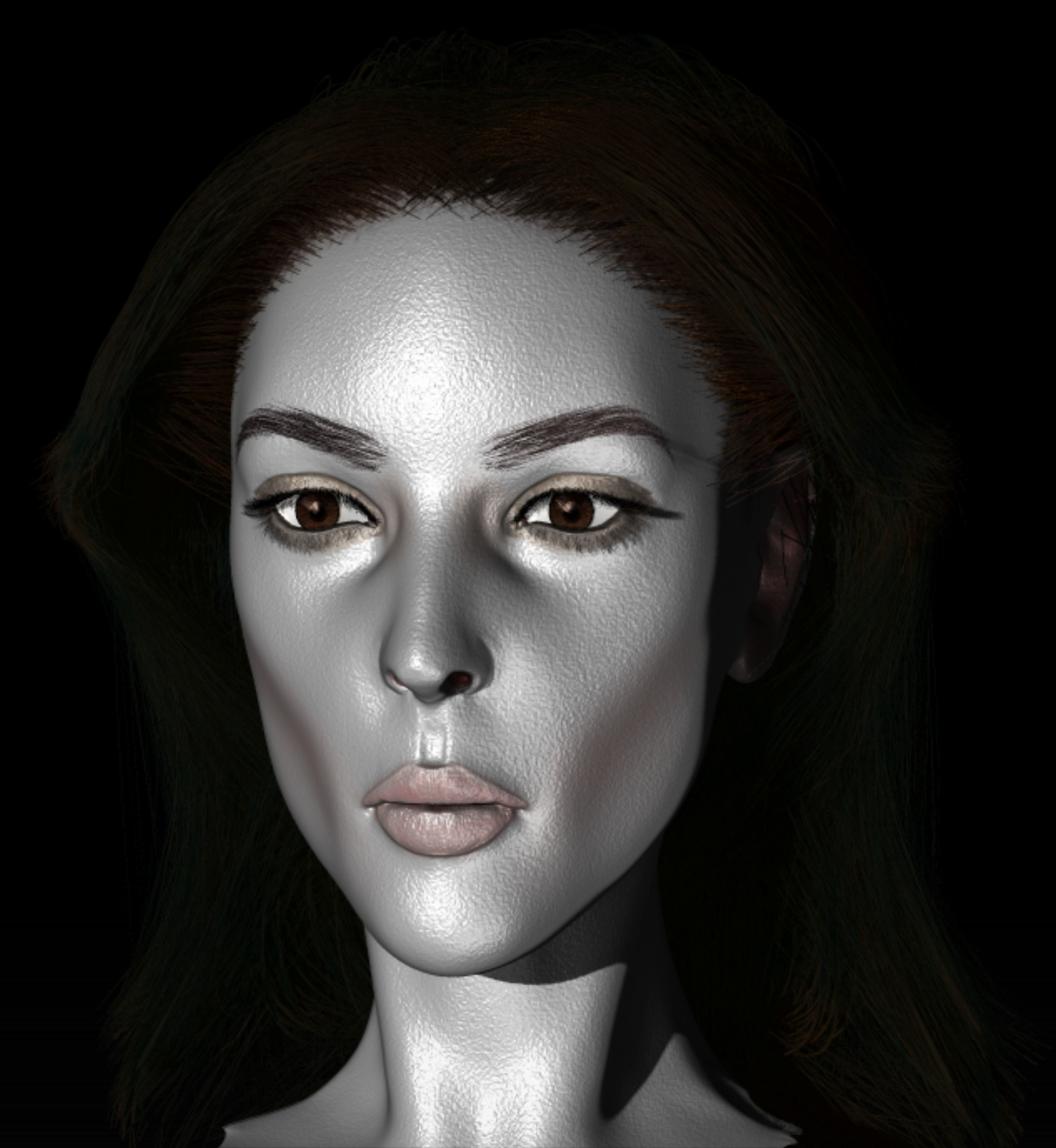 3D model Monica Bellucci VR / AR / low-poly | CGTrader
