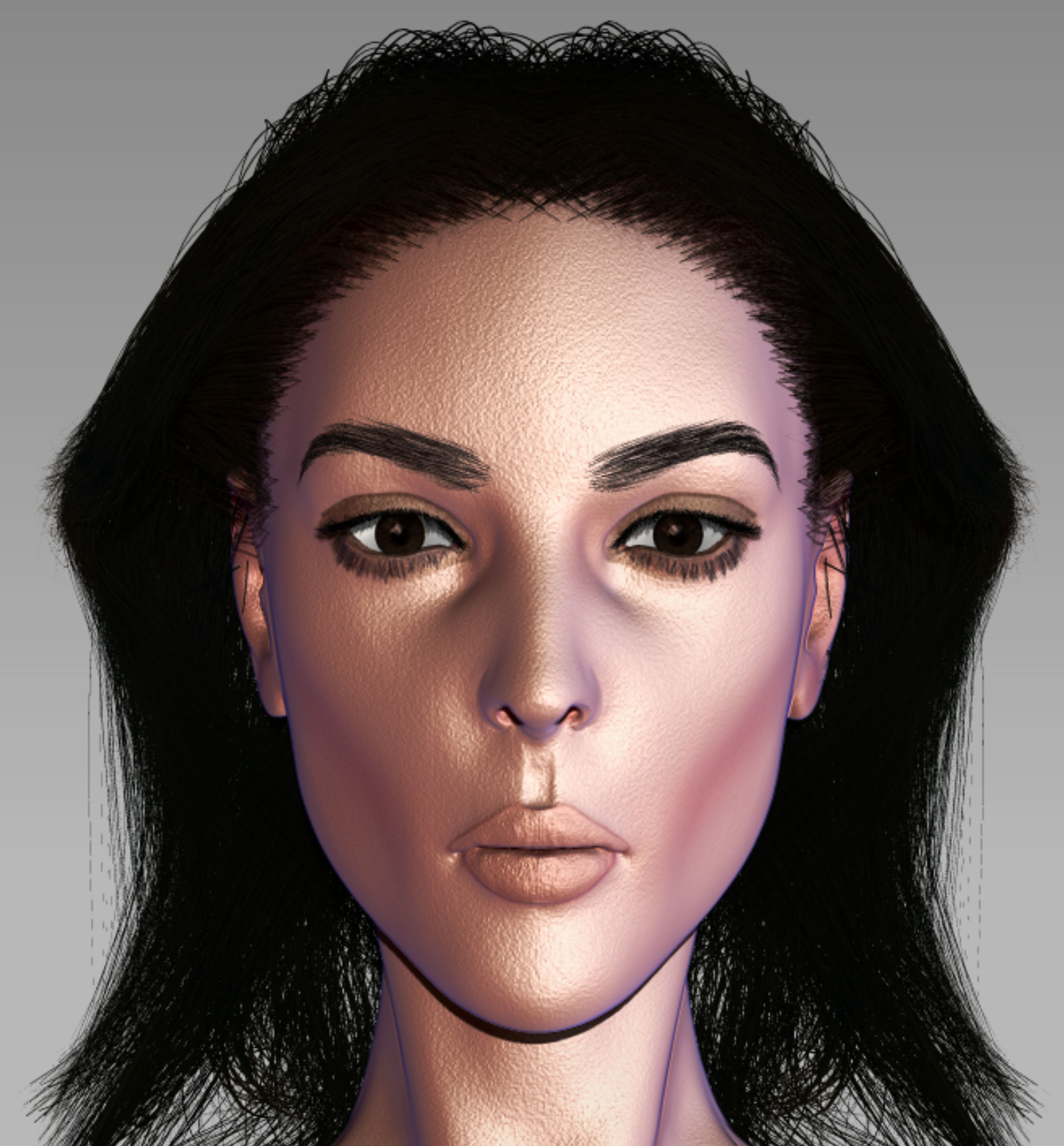 3D model Monica Bellucci VR / AR / low-poly | CGTrader