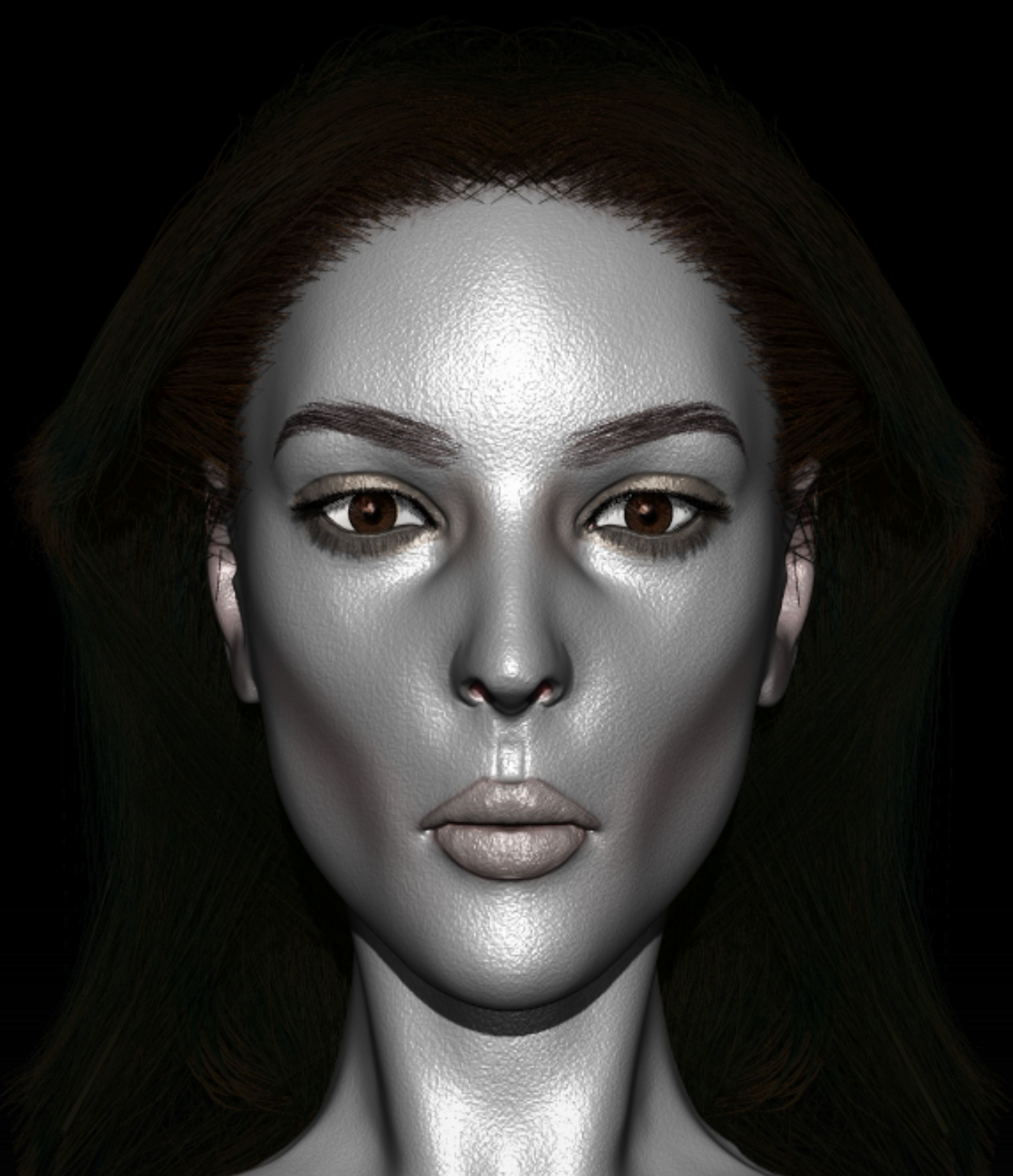3D model Monica Bellucci VR / AR / low-poly | CGTrader