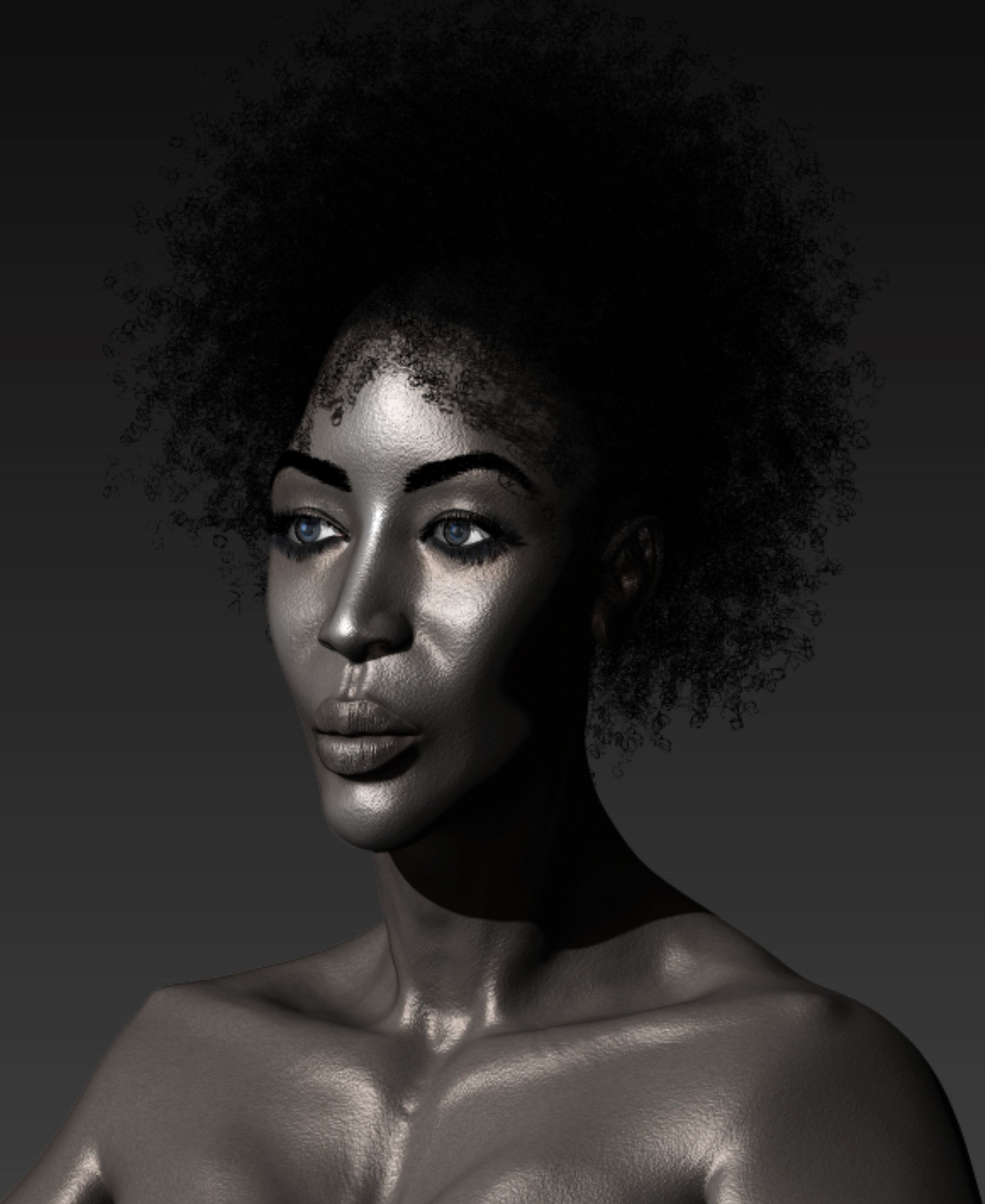 Naomi Campbell 3D model | CGTrader
