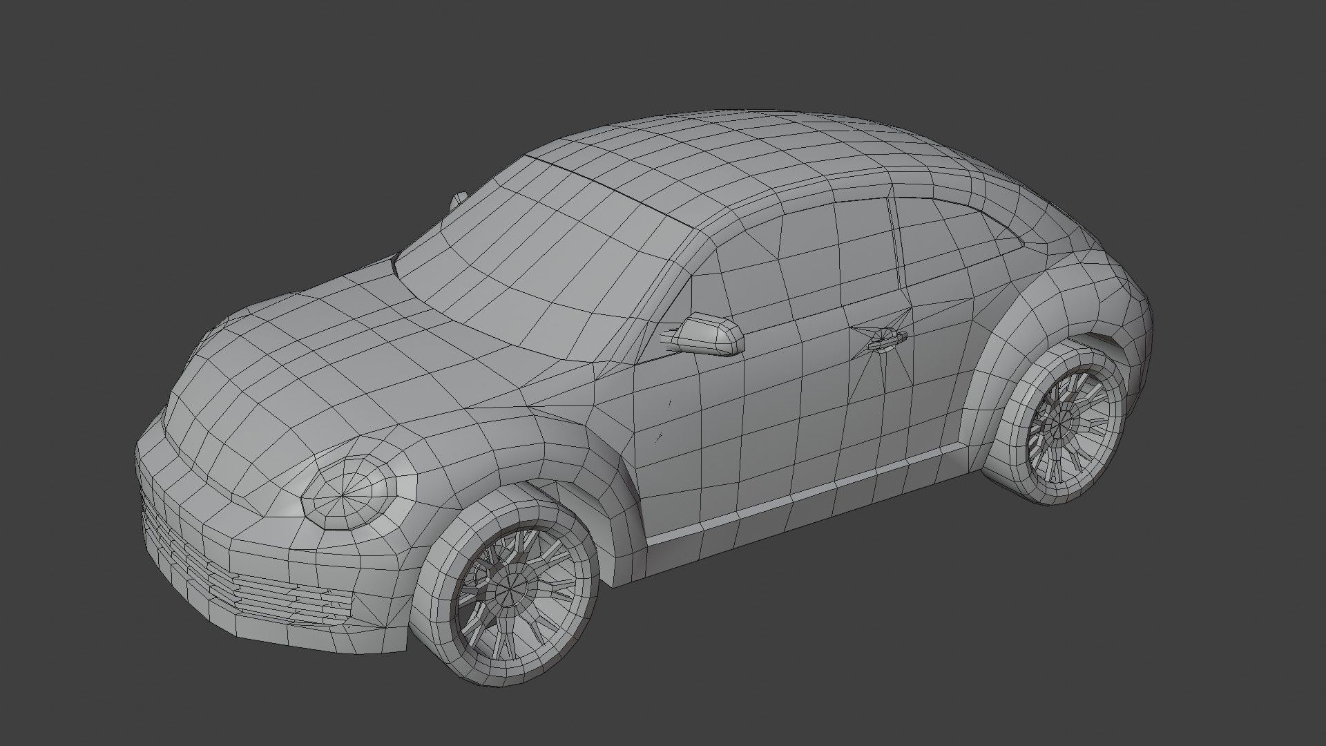 3D model Generic Passenger Car With Interior 3D Models Pack VR / AR ...
