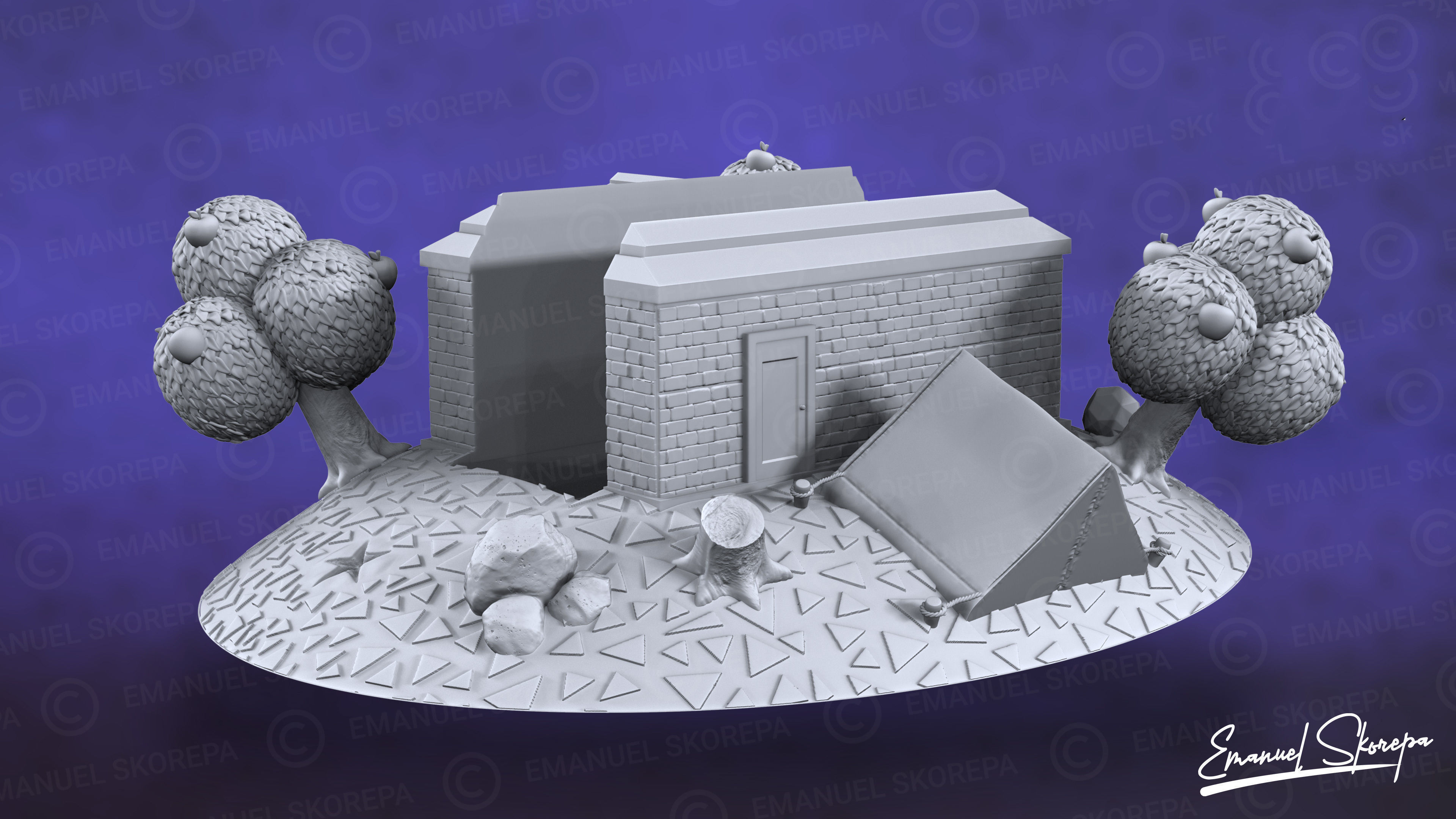 ANIMAL CROSSING DOCK NINTENDO SWITCH 3D model 3D printable | CGTrader