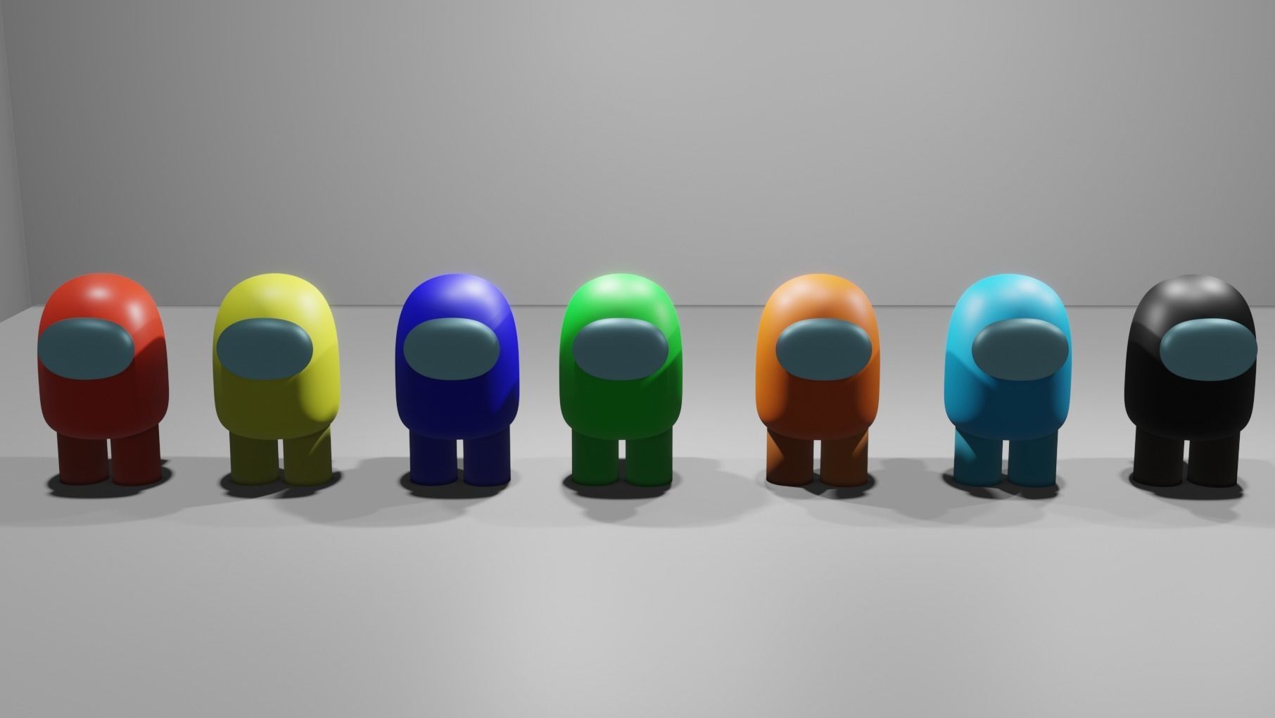 3D model Among Us 3d pack VR / AR / low-poly | CGTrader