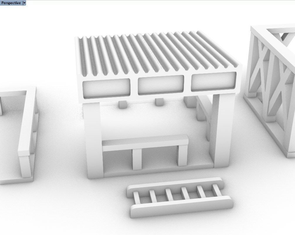 Support Structure Pack 3D model 3D printable | CGTrader