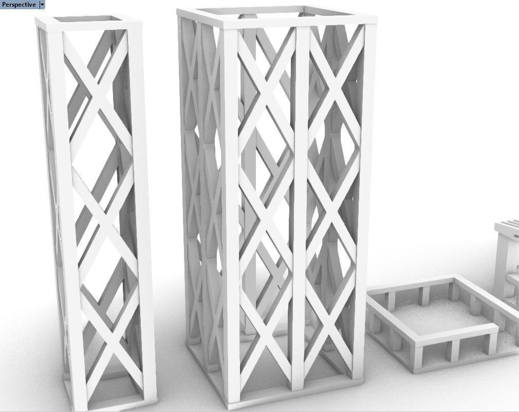 Support Structure Pack 3D model 3D printable | CGTrader