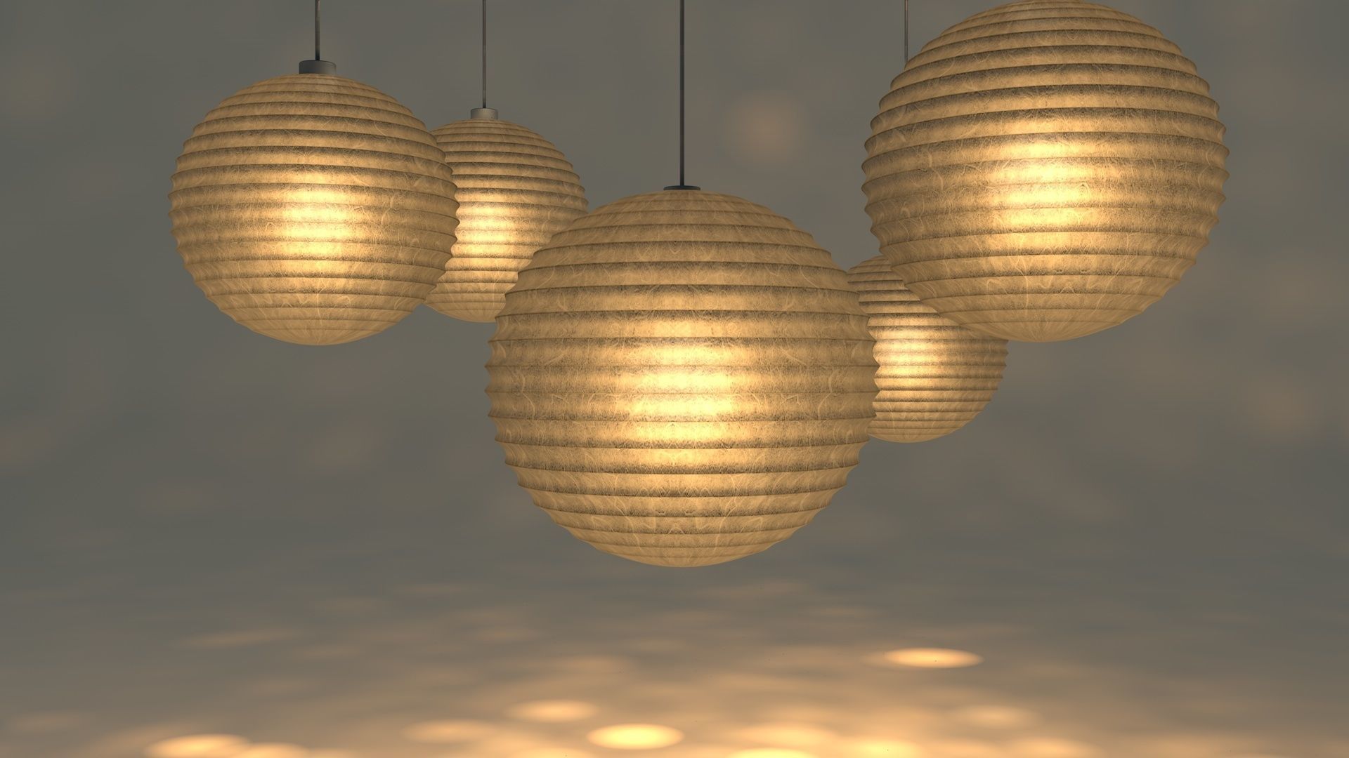 Paper Lantern 1 3D model | CGTrader