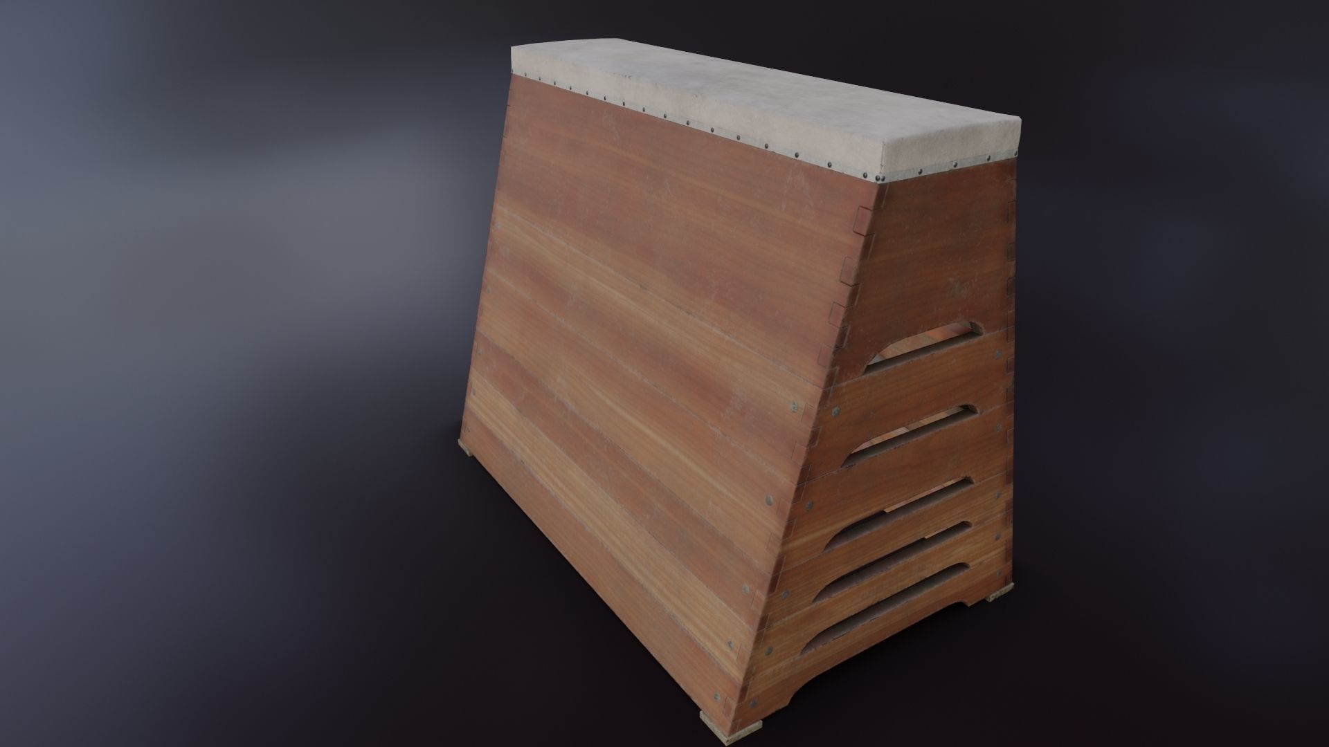 3D model Old Dirty Japanese Vaulting Box VR / AR / low-poly | CGTrader