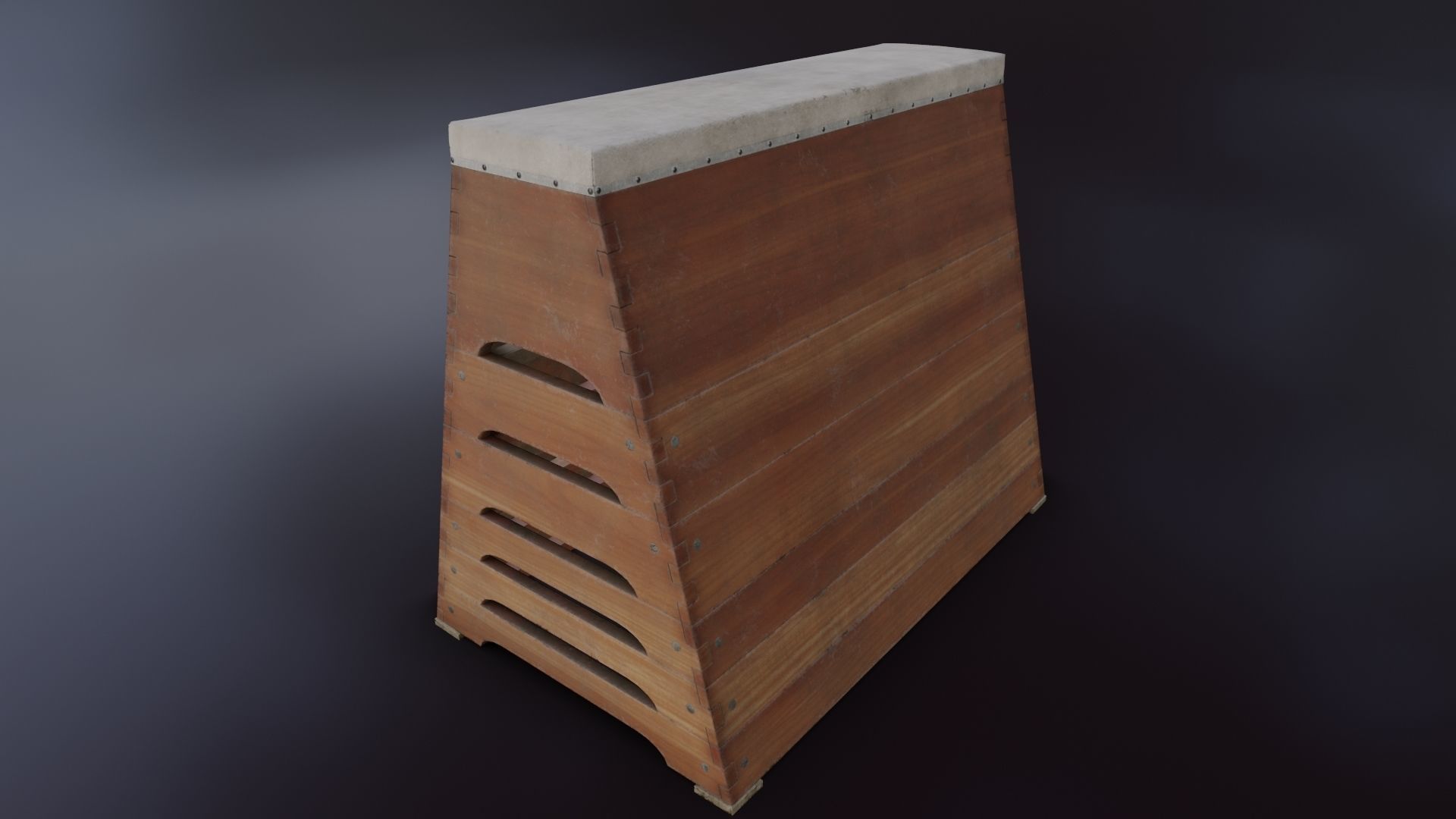 3D model Old Dirty Japanese Vaulting Box VR / AR / low-poly | CGTrader