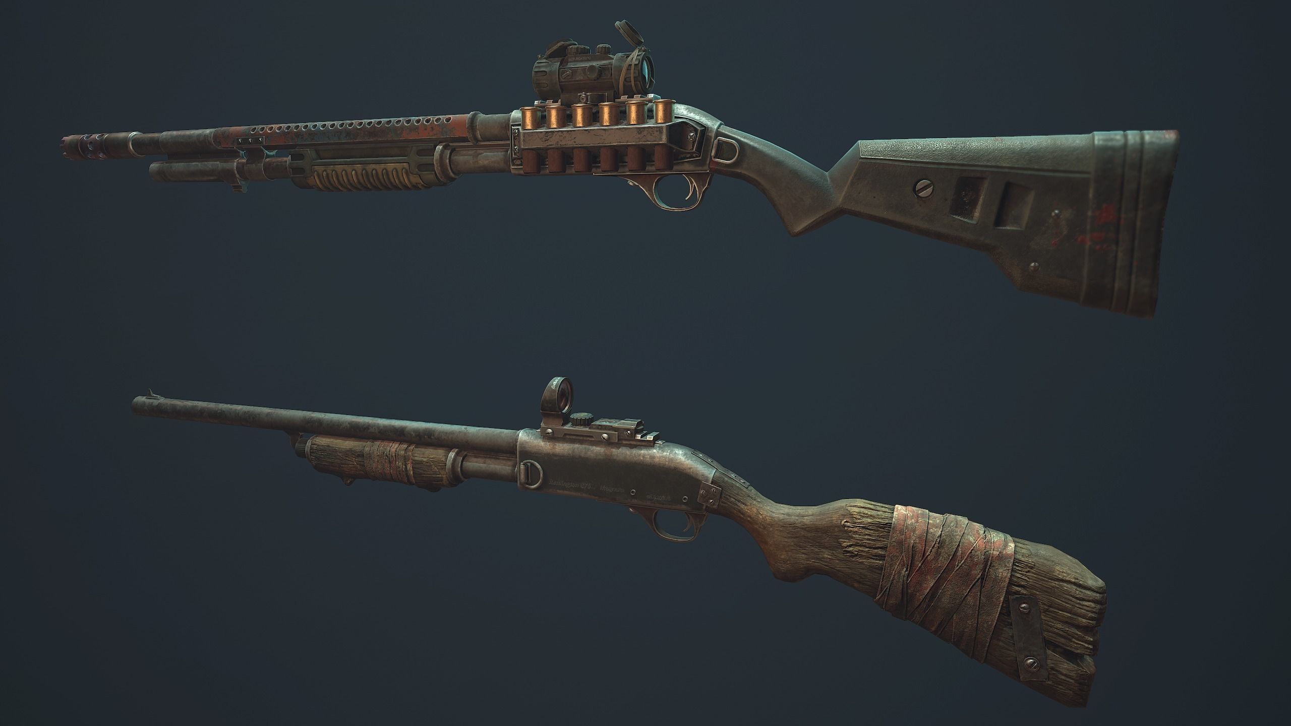 3D model Shotgun Remi VR / AR / low-poly | CGTrader