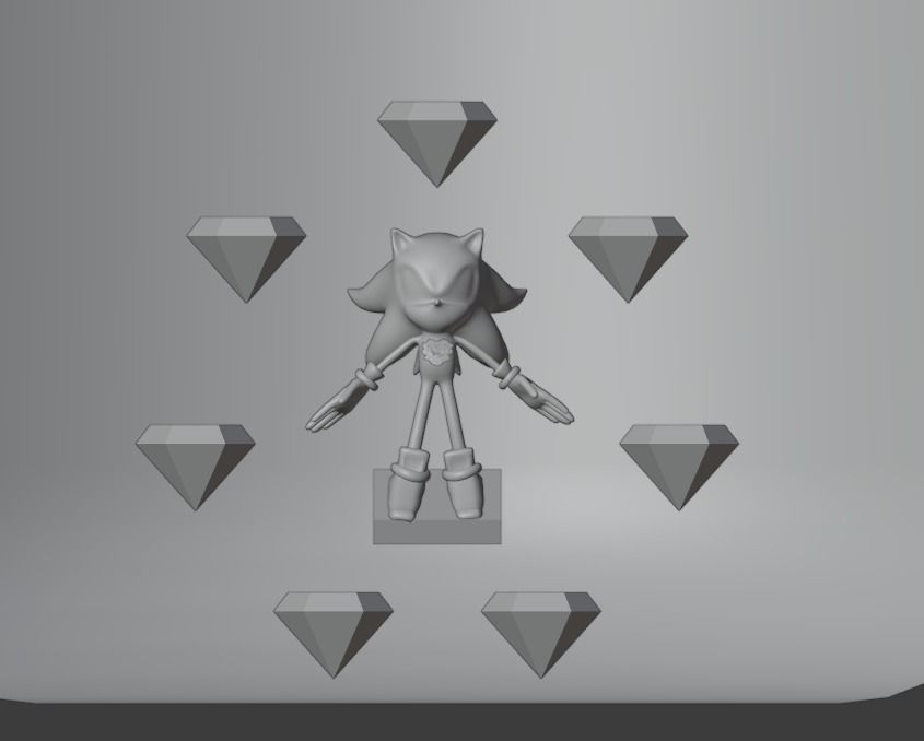 3D model Shadow the Hedgehog VR / AR / low-poly | CGTrader