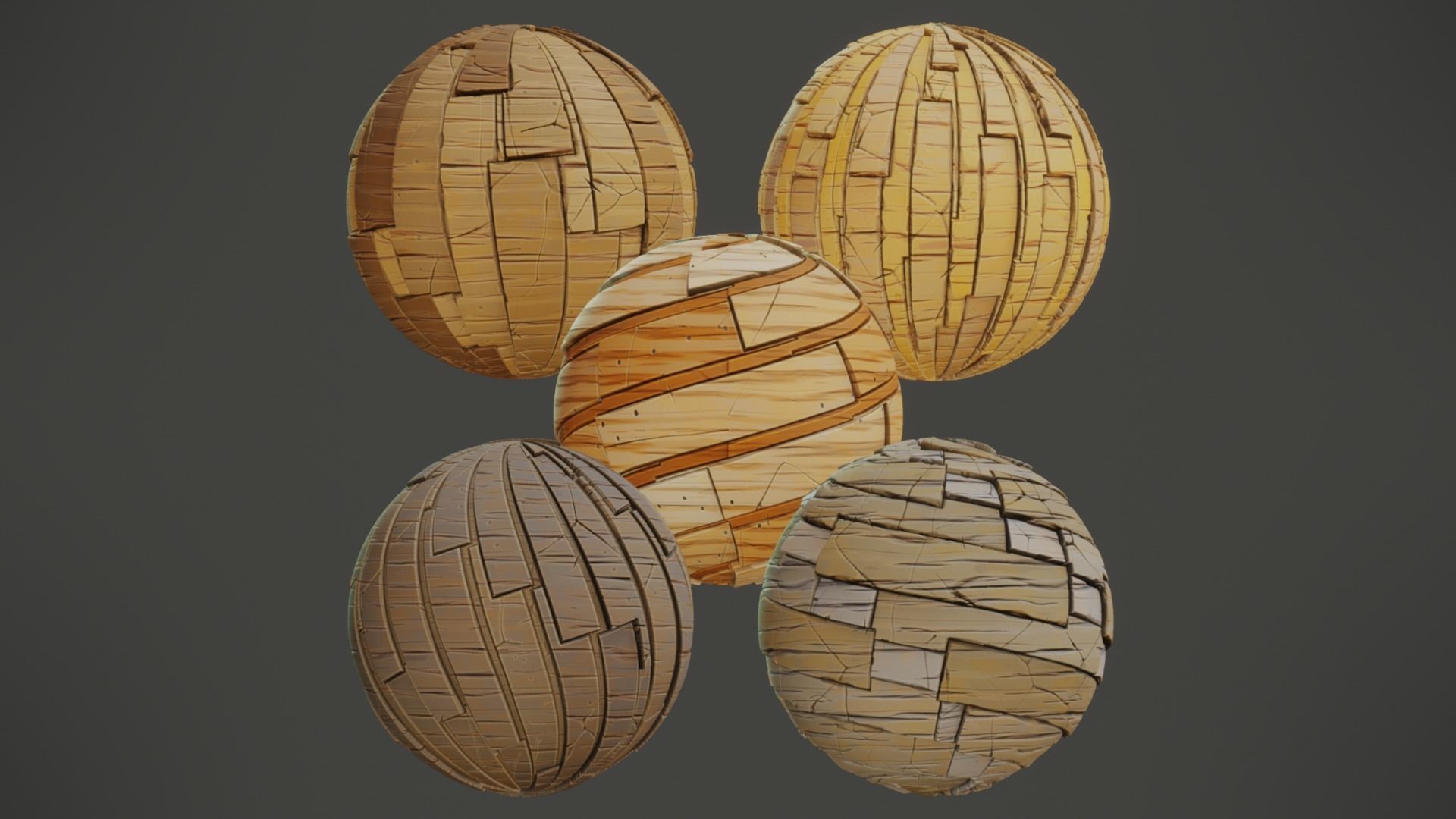 Stylized PBR Wood Planks Textures free Texture | CGTrader