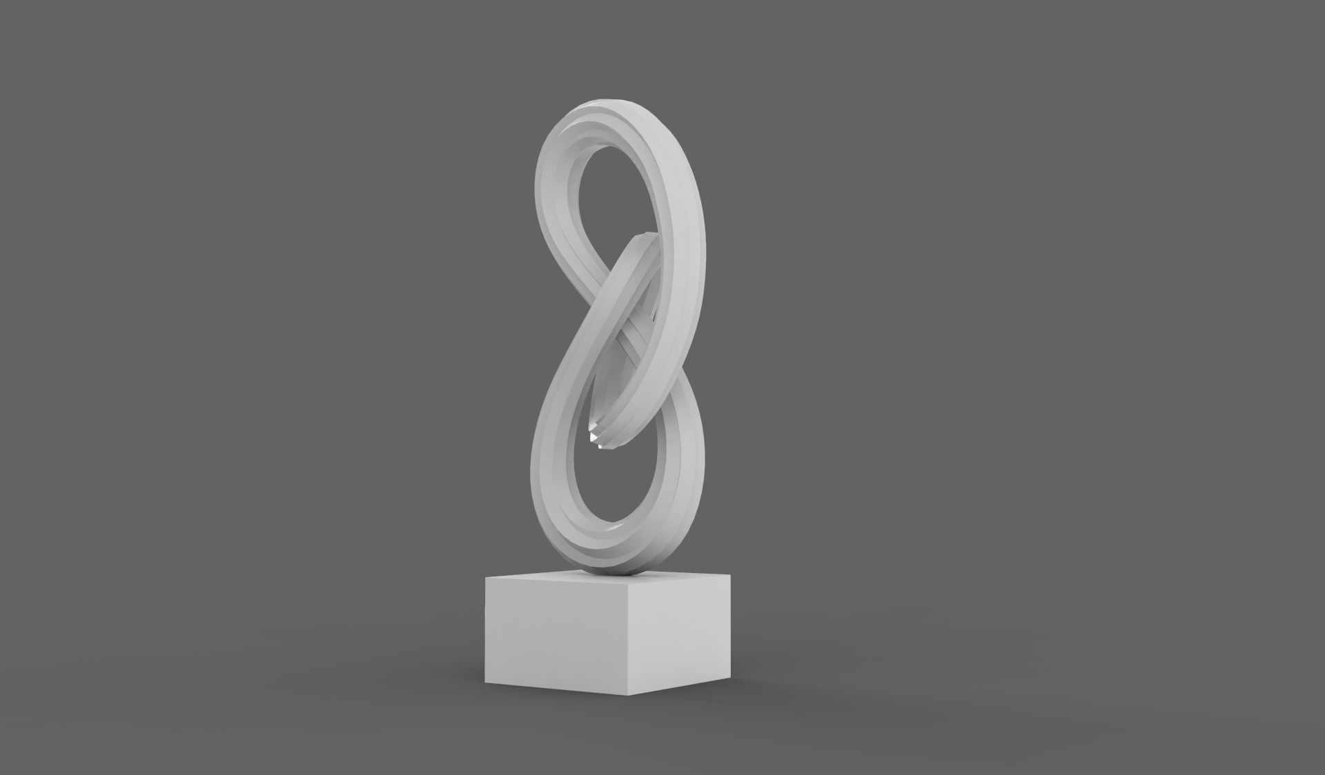 Infinity - Abstract Art Sculpture 3D model 3D printable | CGTrader