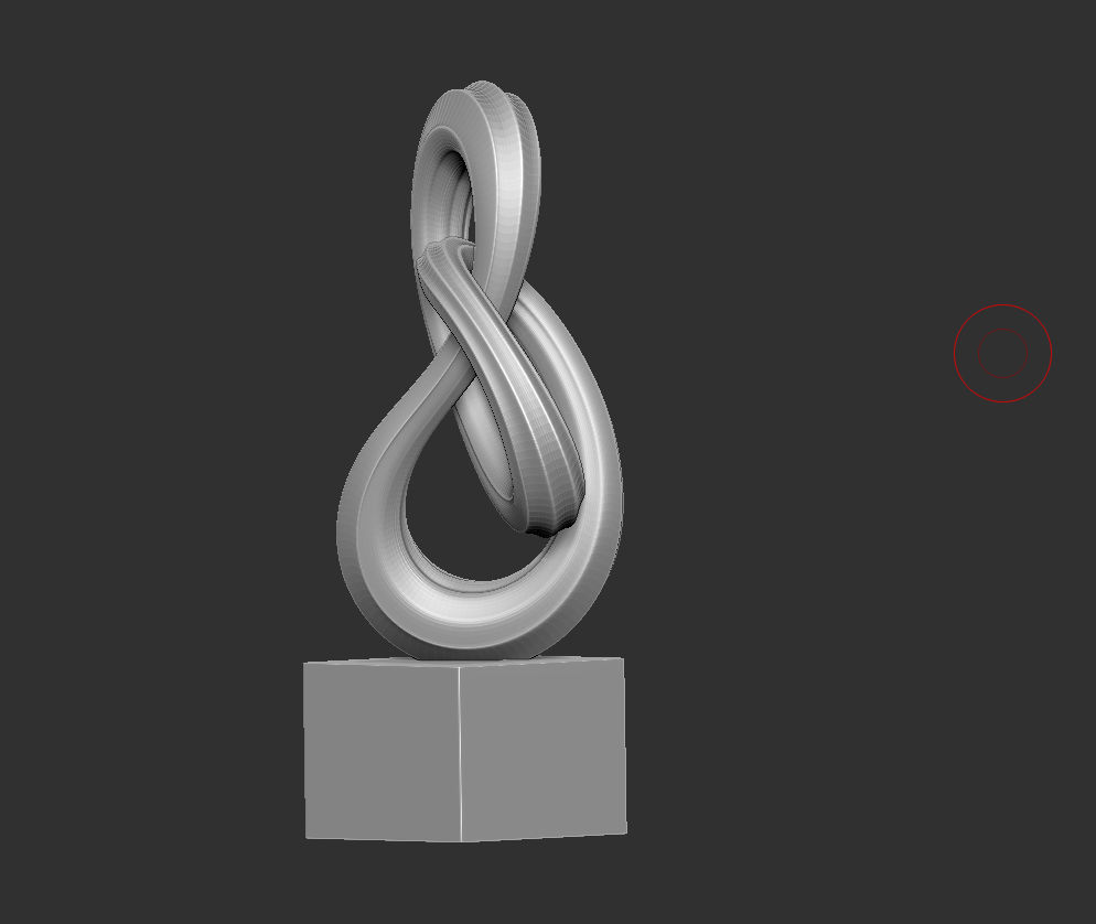 Infinity - Abstract Art Sculpture 3D model 3D printable | CGTrader