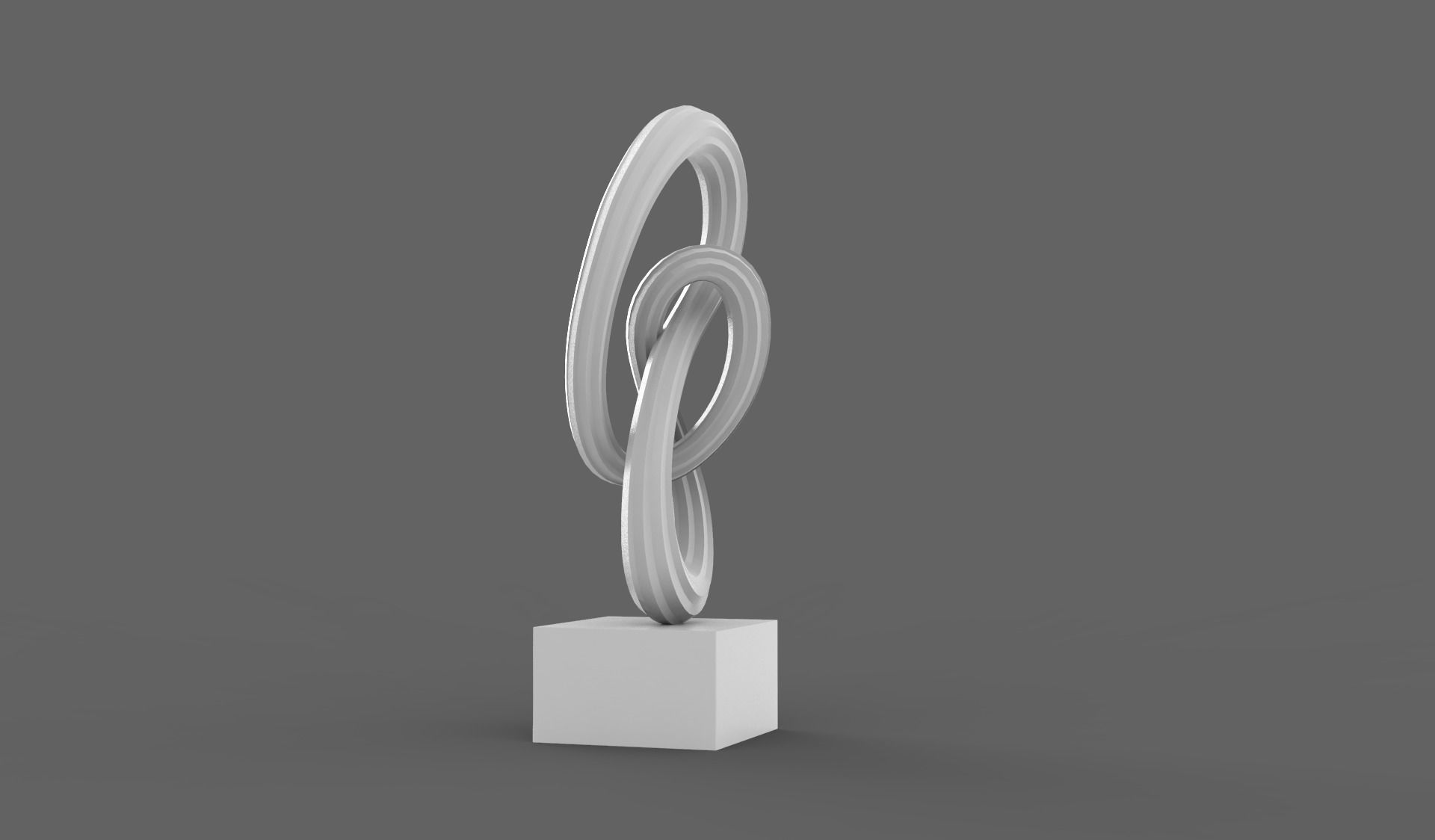 Infinity - Abstract Art Sculpture 3D model 3D printable | CGTrader