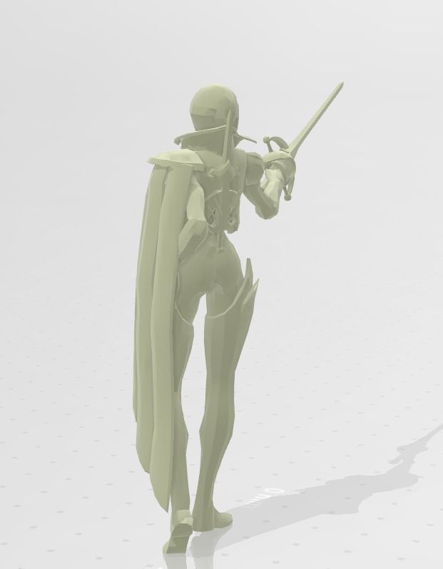 Fiora Figure 3D model 3D printable | CGTrader