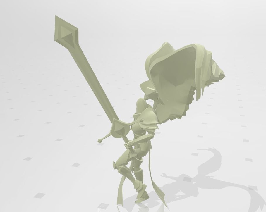Kayle and Kayle Battleborn Figure 3D model 3D printable | CGTrader