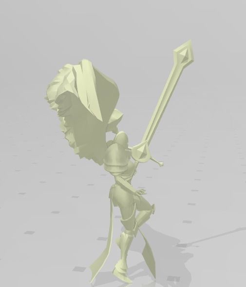 Kayle and Kayle Battleborn Figure 3D model 3D printable | CGTrader