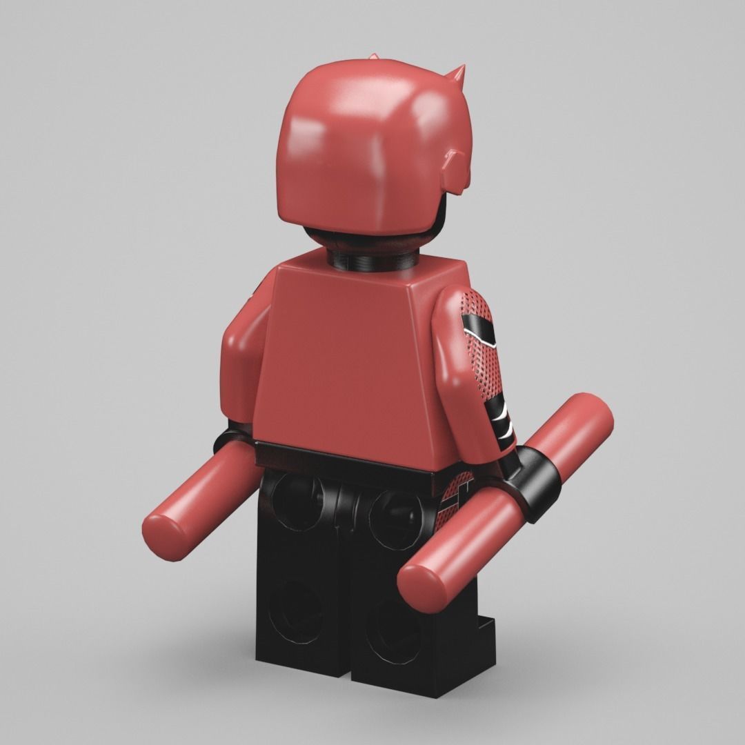 Daredevil Lego 3D model | CGTrader