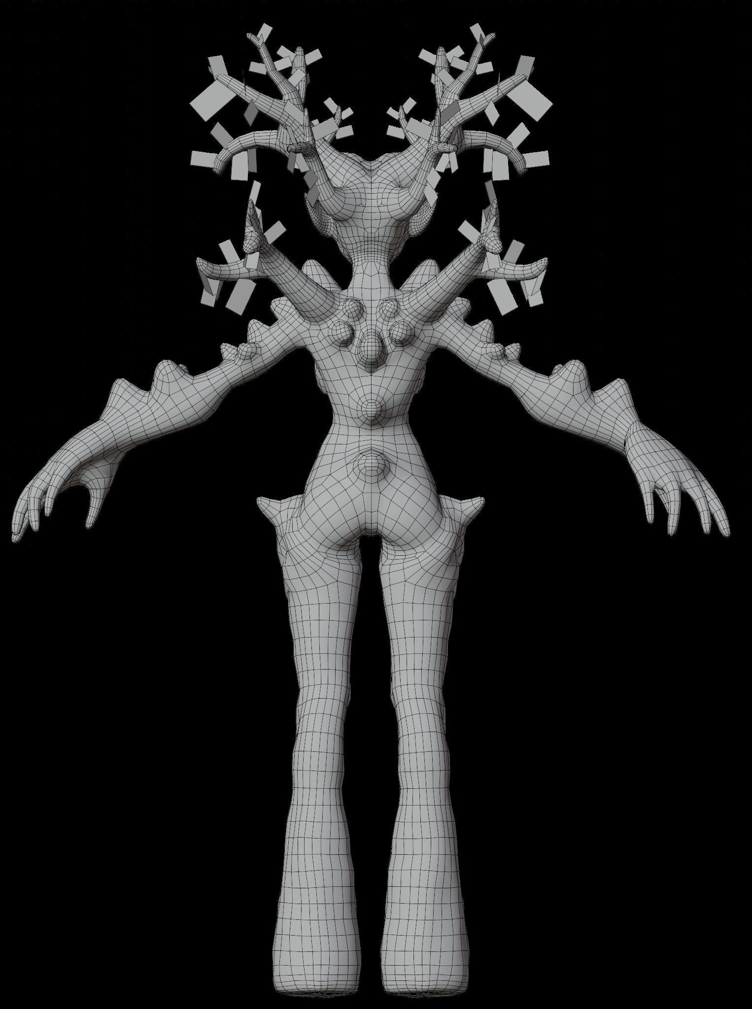3D model Female Earth Elemental VR / AR / low-poly | CGTrader