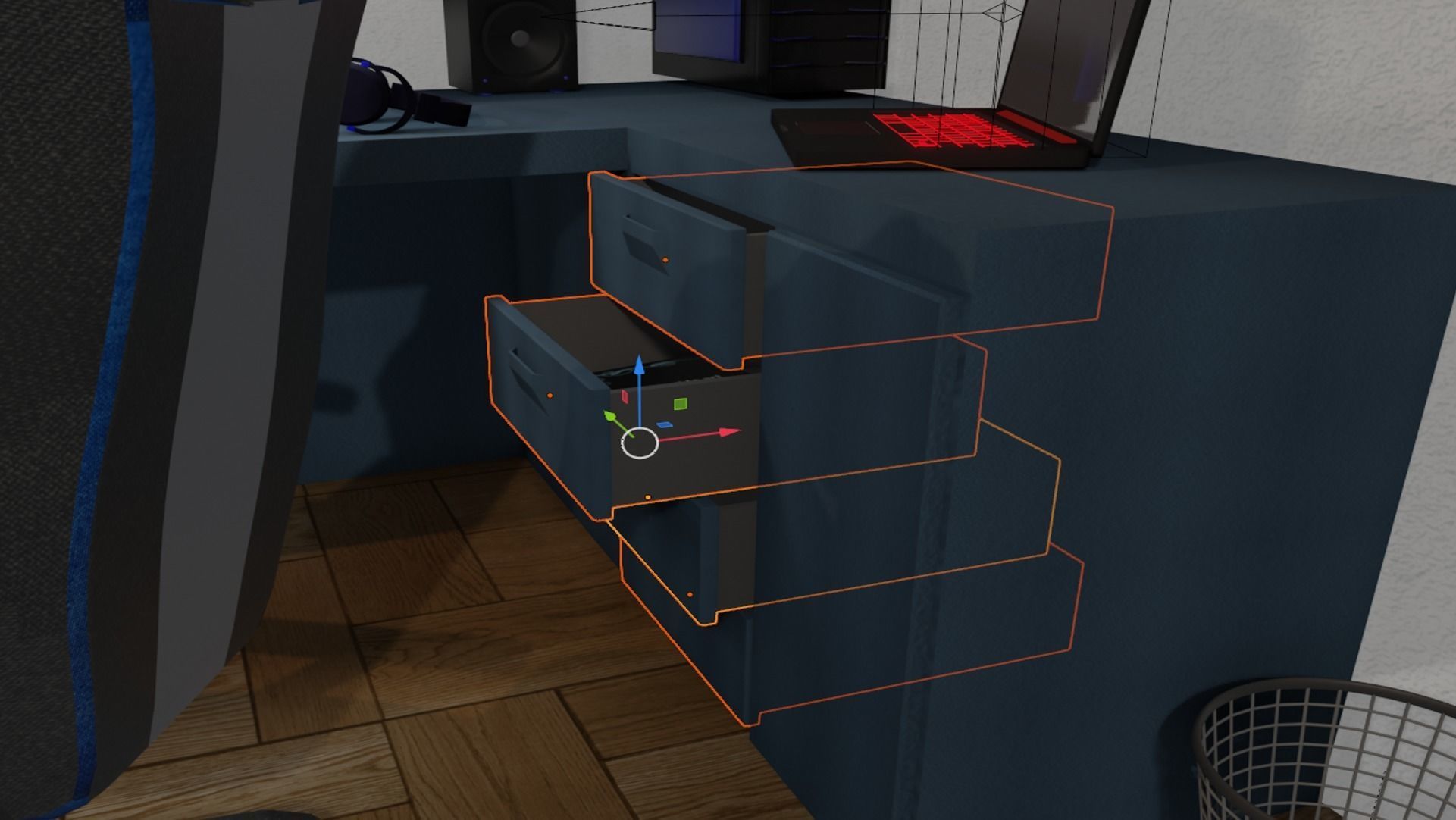 3D model Interior 3D modern Gaming Room VR / AR / low-poly | CGTrader