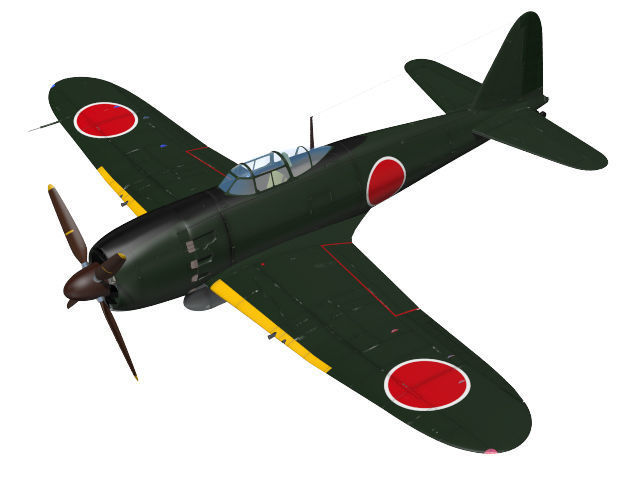 3D model Mitsubishi A7M Reppu | CGTrader