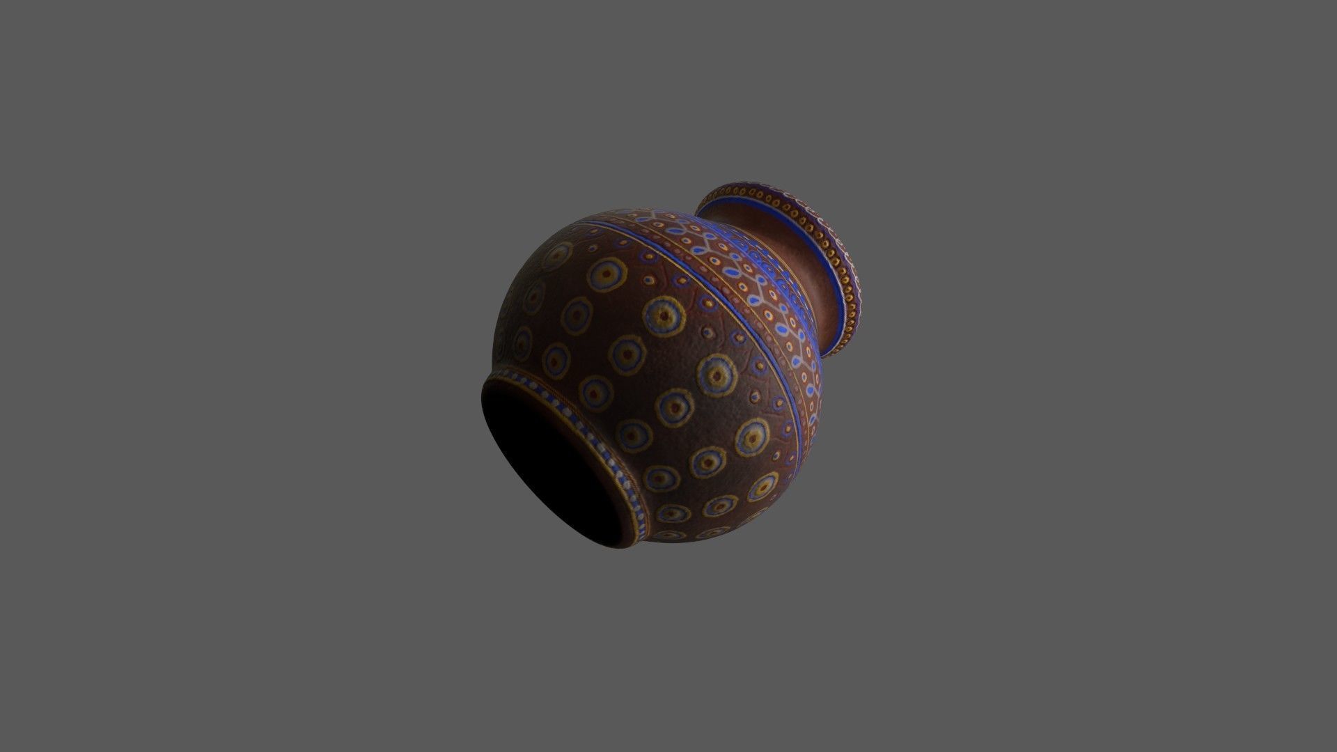 3D model Traditional mud pot VR / AR / low-poly | CGTrader