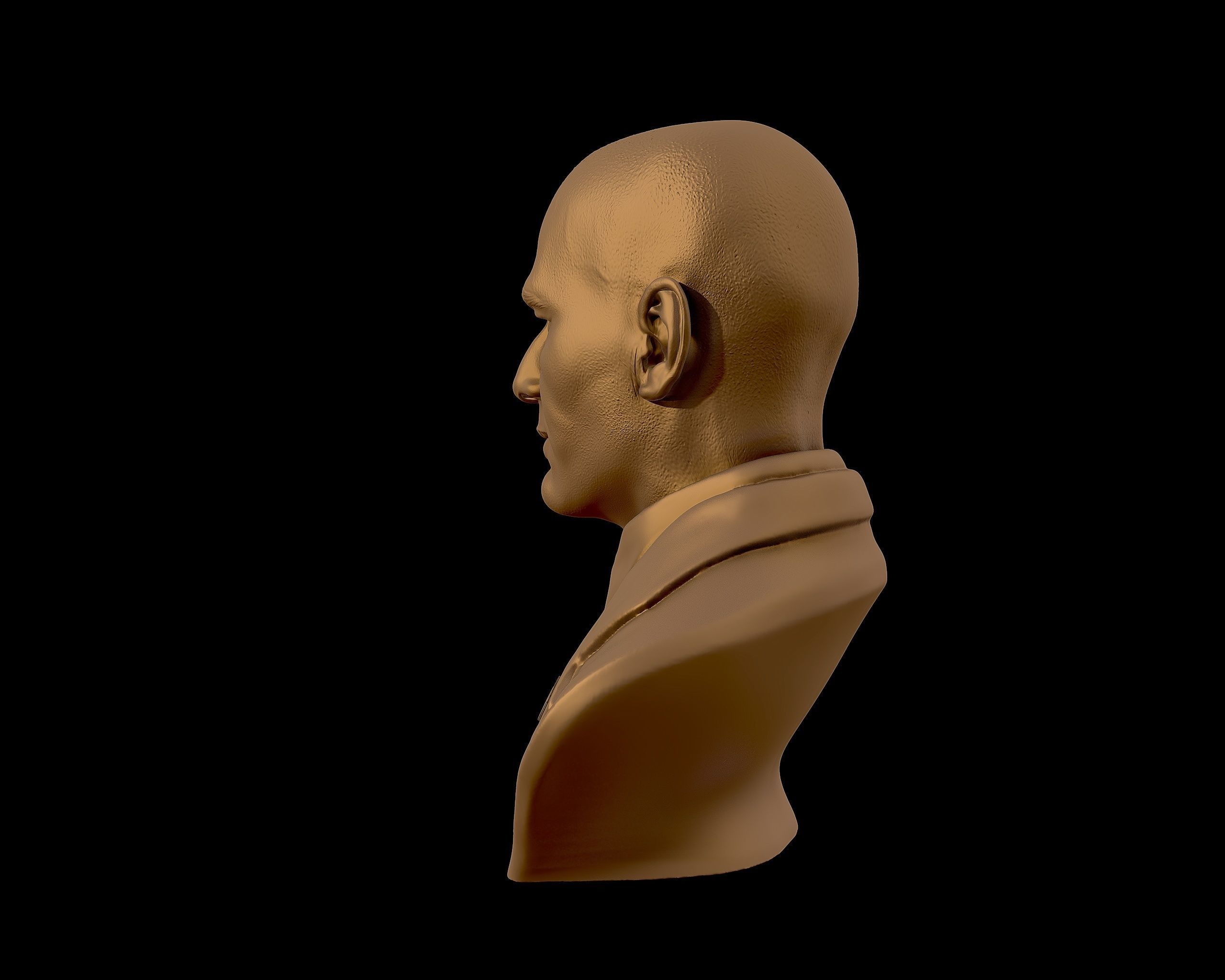 Zinedine Zidane 3D model sculpture 3D model 3D printable | CGTrader