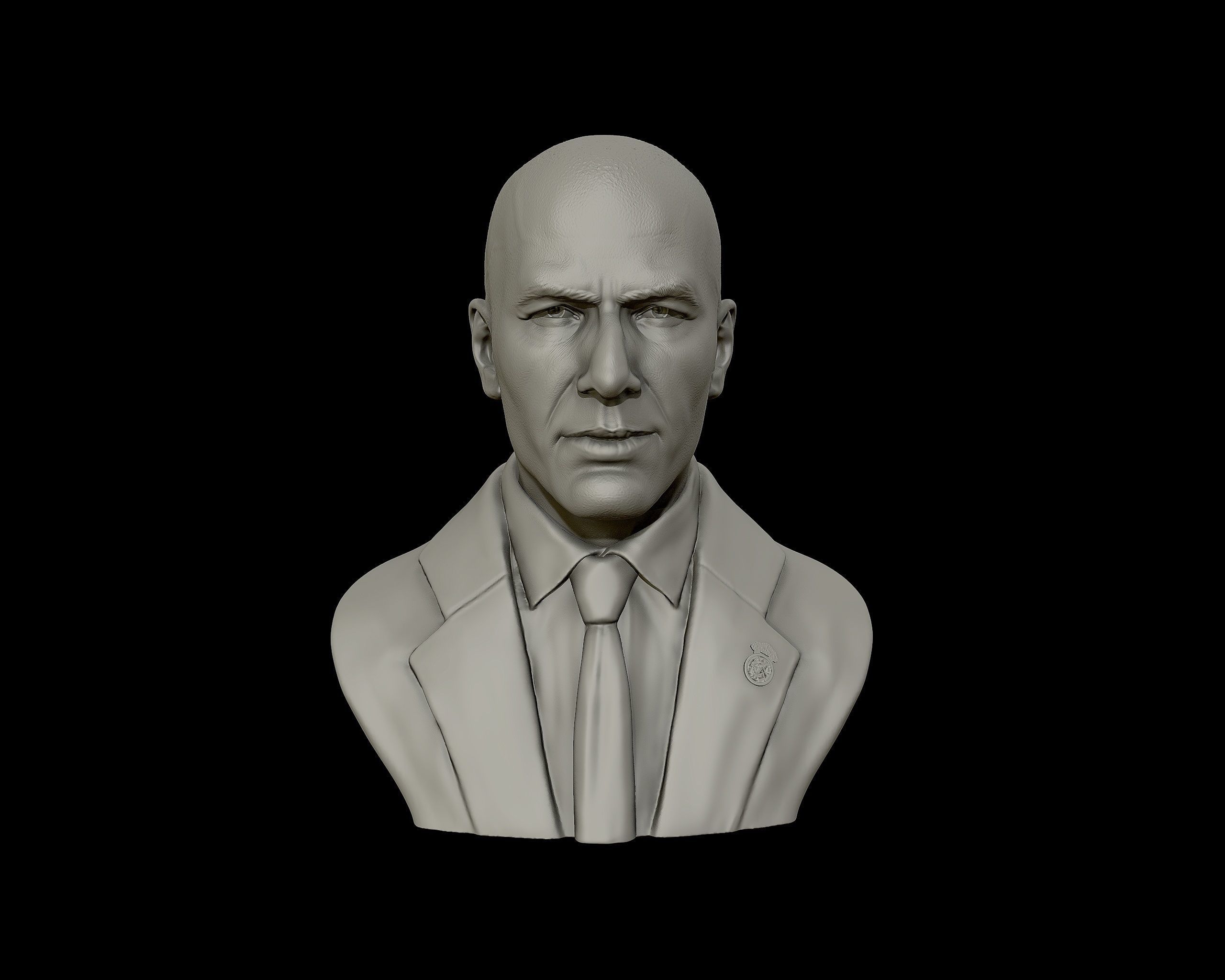 Zinedine Zidane 3D model sculpture 3D model 3D printable | CGTrader