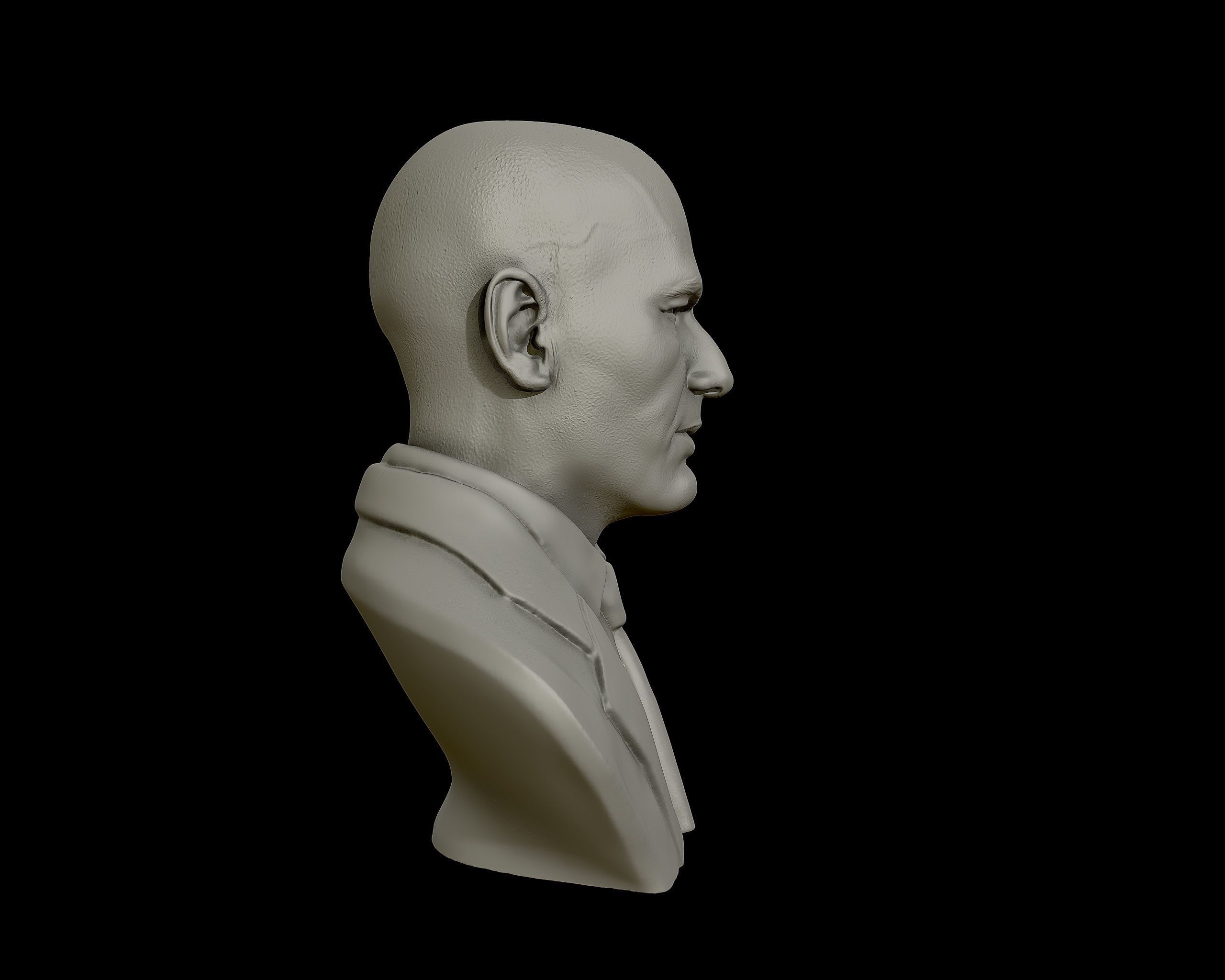 Zinedine Zidane 3D model sculpture 3D model 3D printable | CGTrader