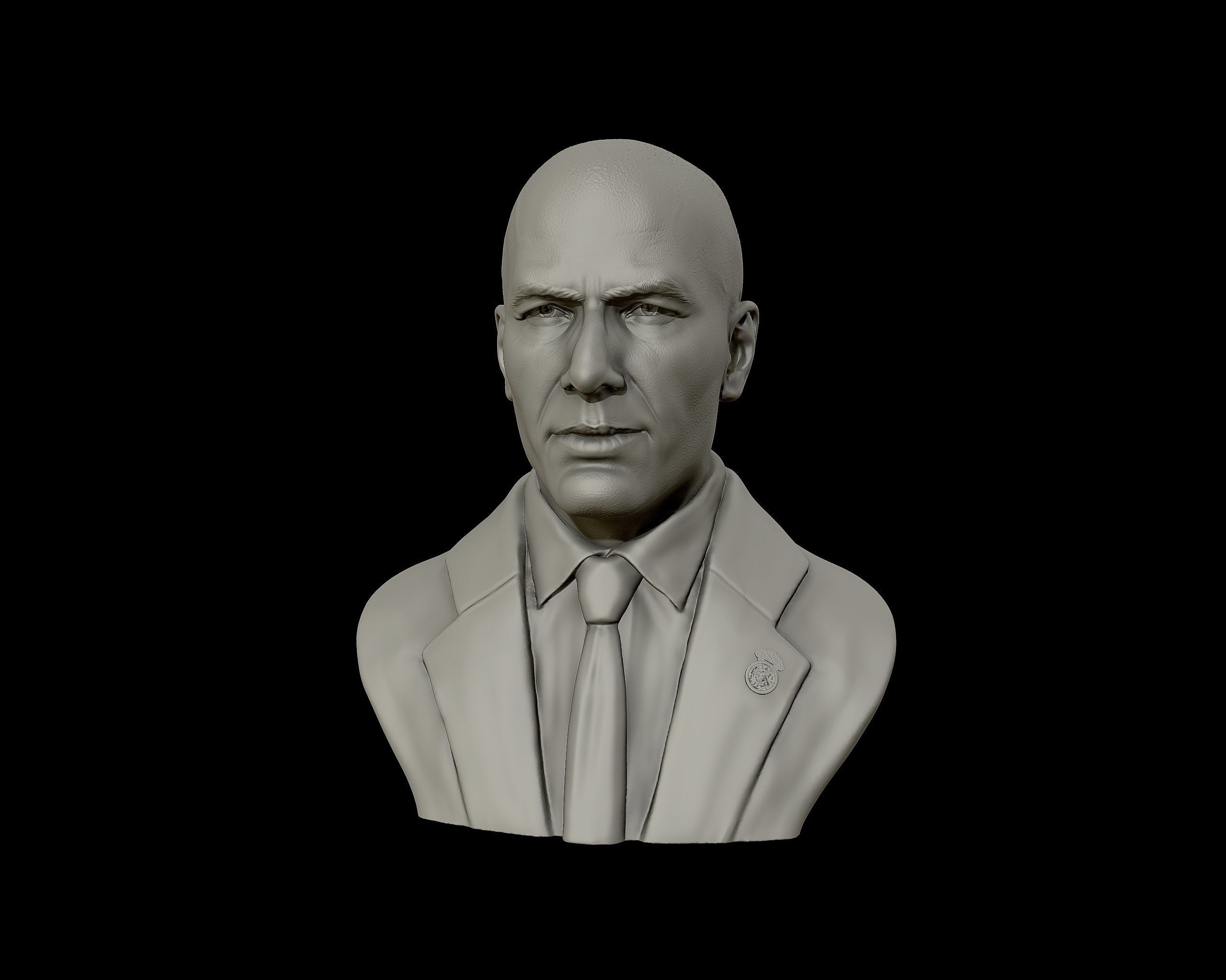 Zinedine Zidane 3D model sculpture 3D model 3D printable | CGTrader