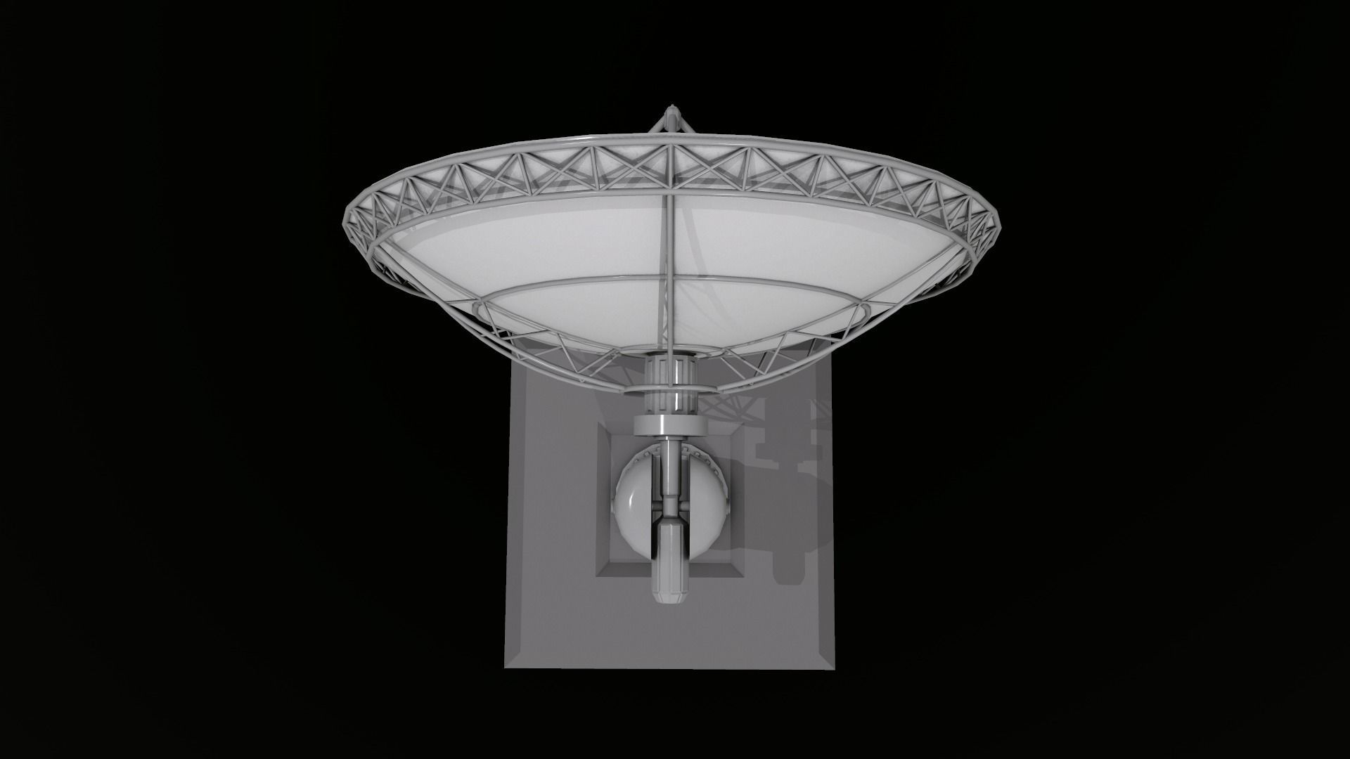 3D model Satellite Dish VR / AR / low-poly | CGTrader