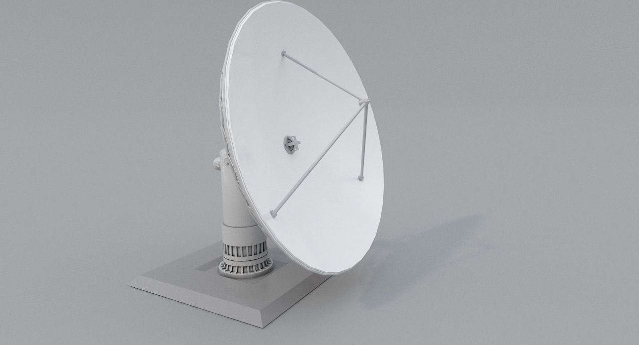 3D model Satellite Dish VR / AR / low-poly | CGTrader