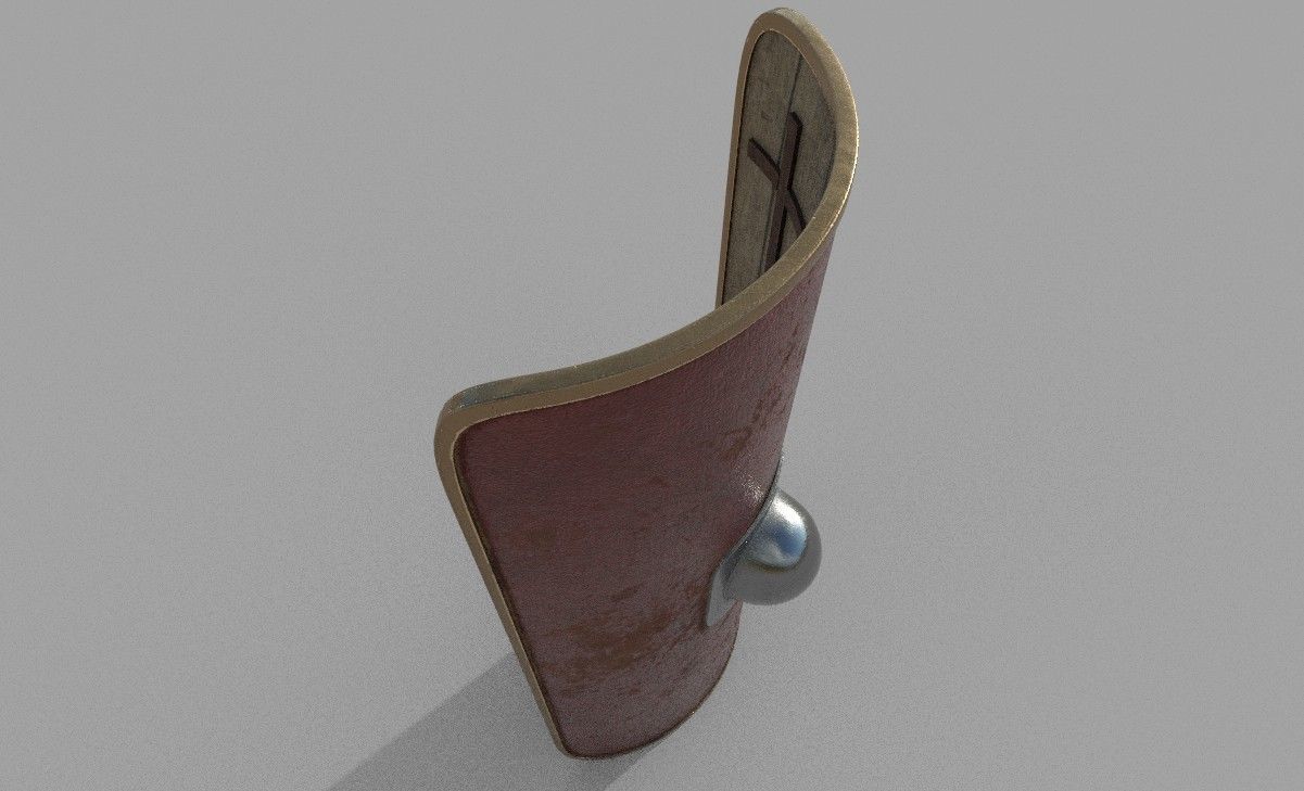 Roman Scutum Shield 3D model | CGTrader