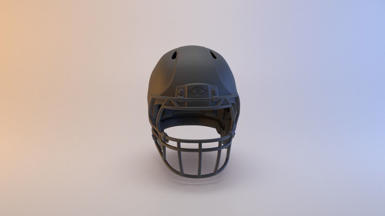 3D model Football NFL helmet with cameras VR / AR / low-poly | CGTrader