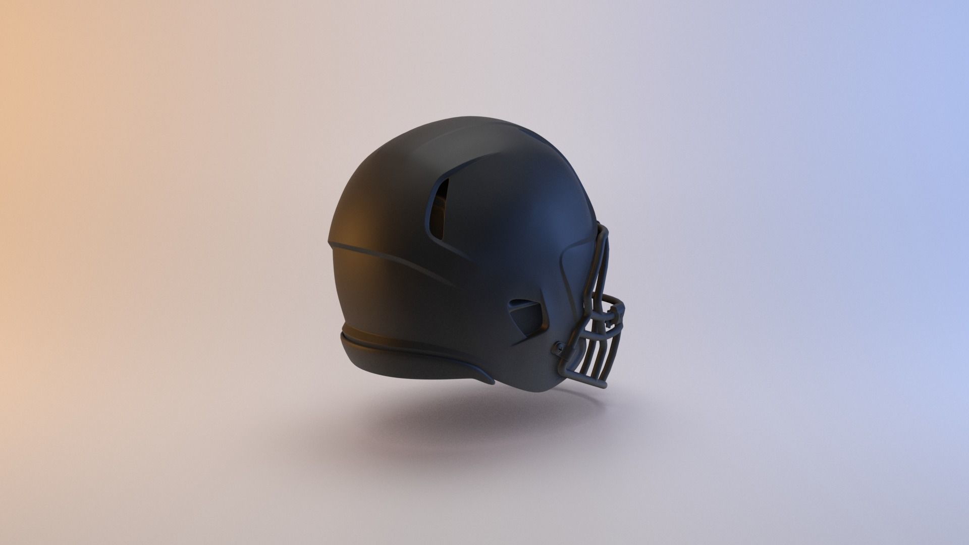 3D model Football NFL helmet with cameras VR / AR / low-poly | CGTrader