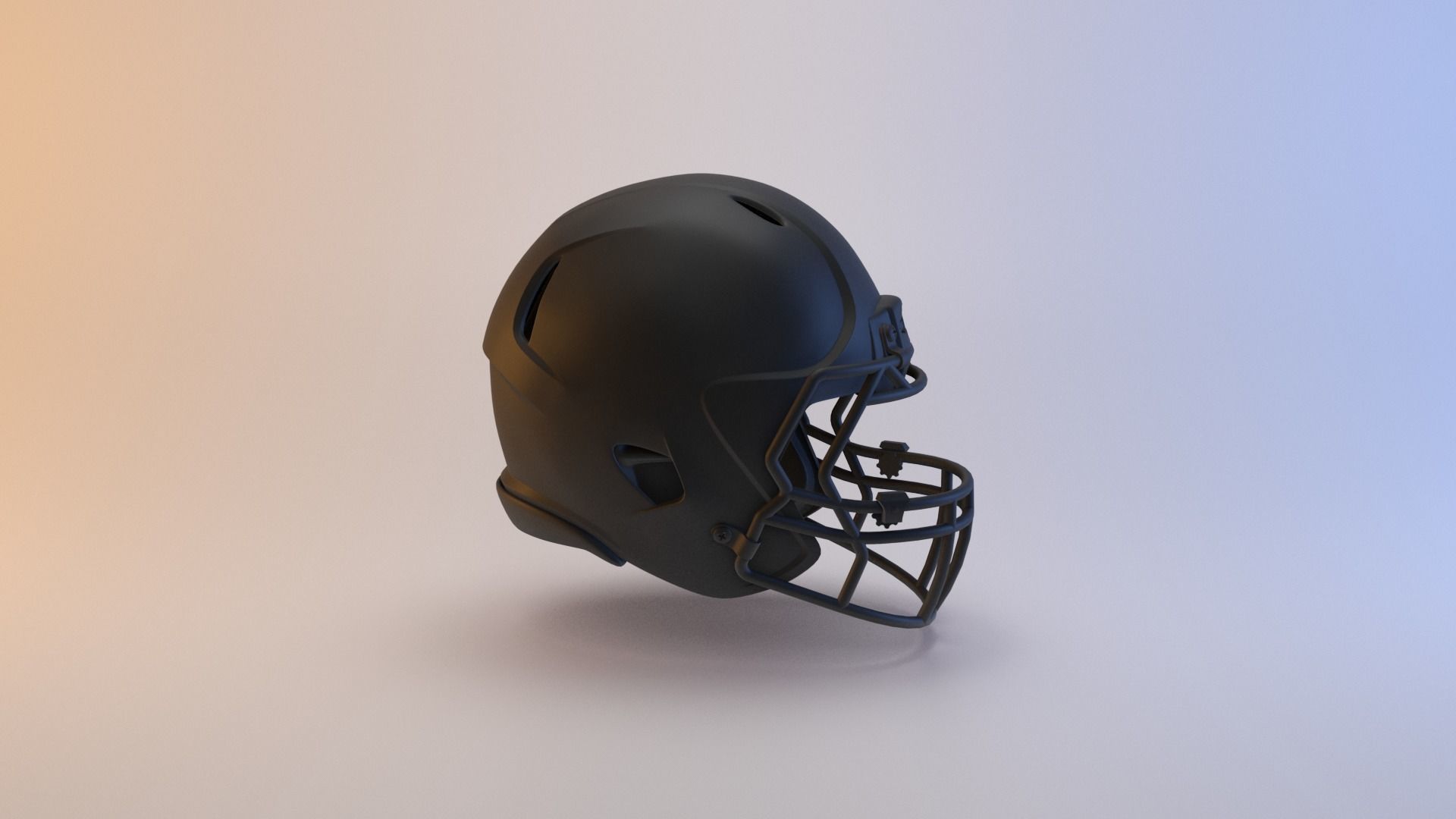 3D model Football NFL helmet with cameras VR / AR / low-poly | CGTrader
