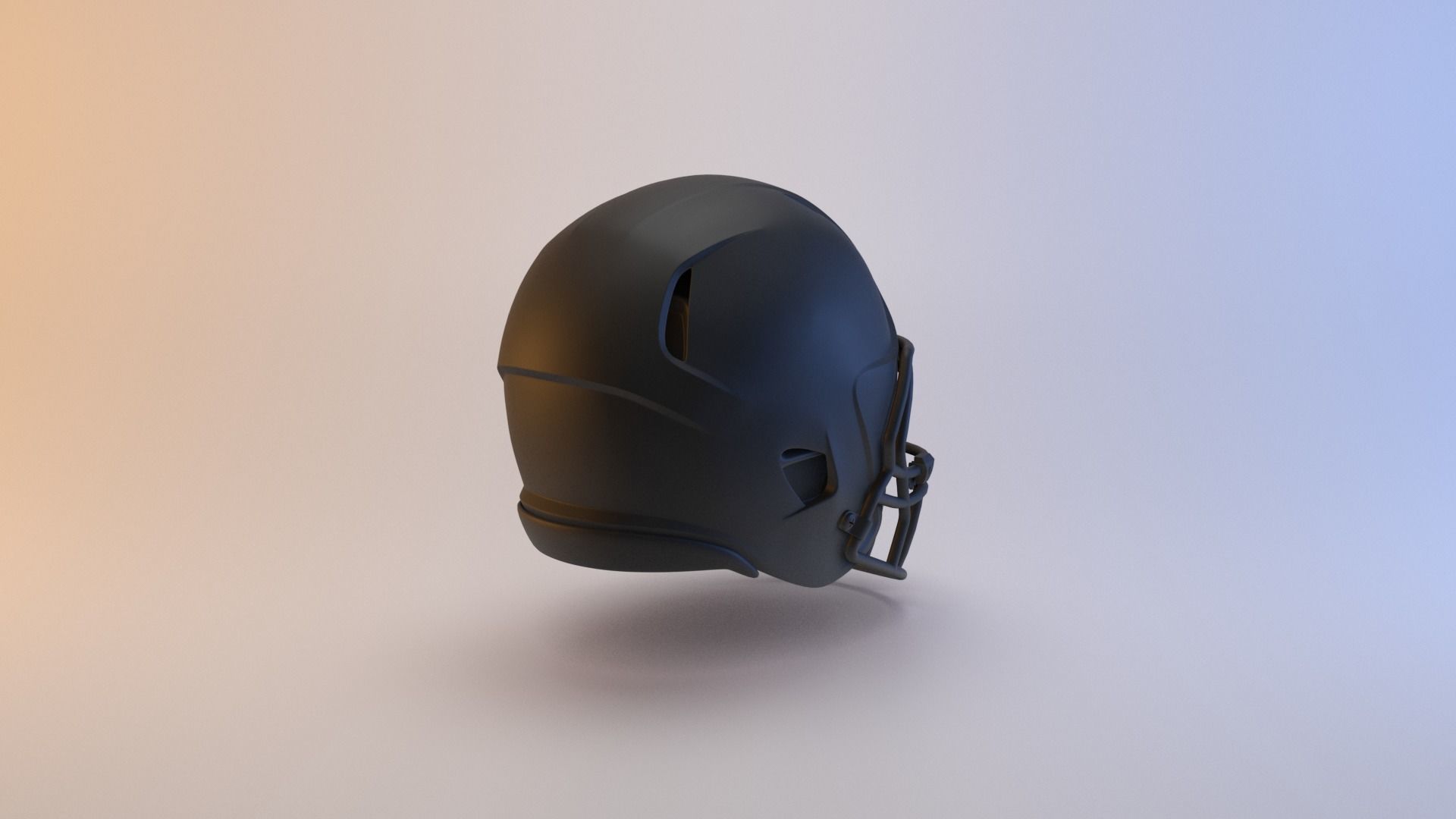 3D model Football NFL helmet with cameras VR / AR / low-poly | CGTrader
