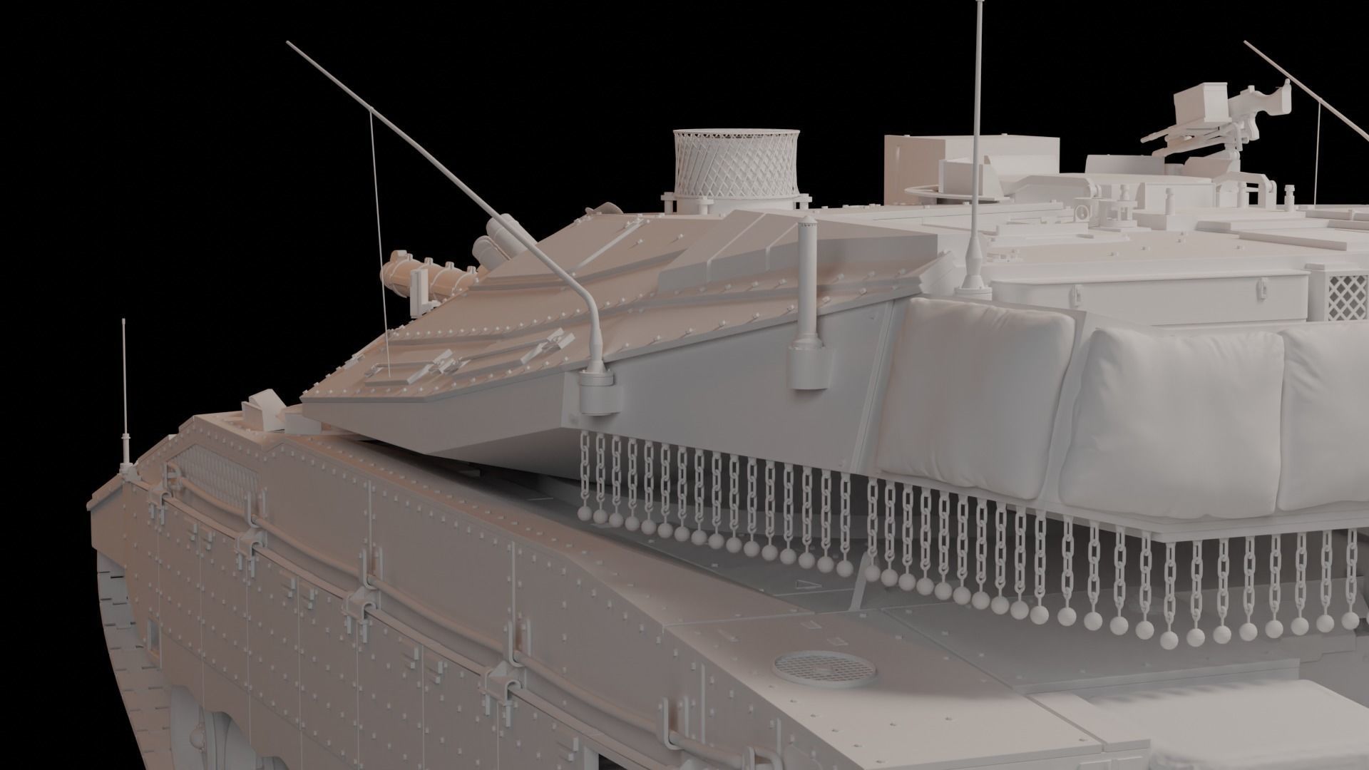 Merkava Mk IV - Battle Tank 3D model | CGTrader