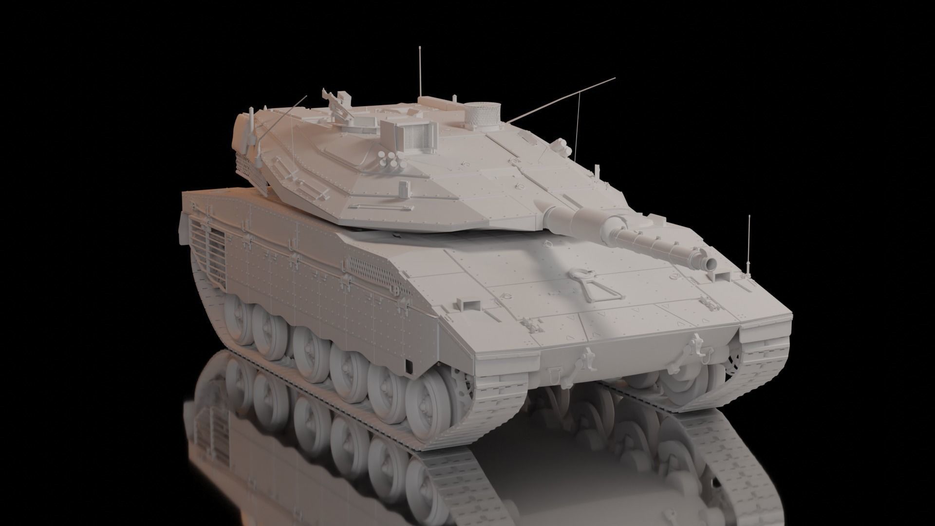 Merkava Mk IV - Battle Tank 3D model | CGTrader