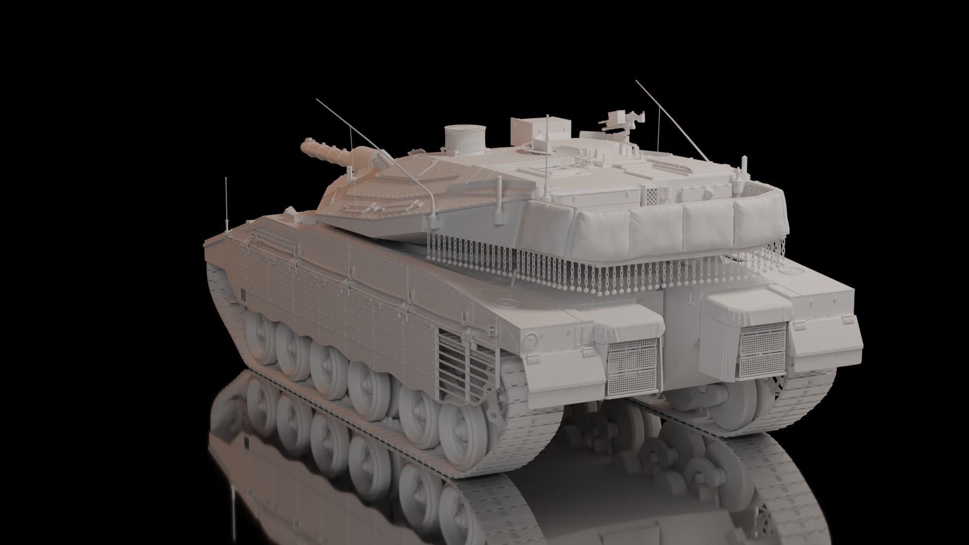 Merkava Mk IV - Battle Tank 3D model | CGTrader
