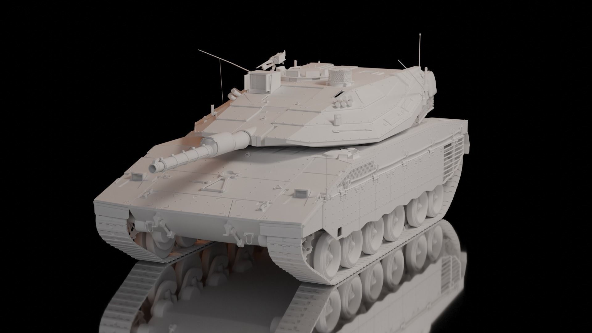 Merkava Mk IV - Battle Tank 3D model | CGTrader
