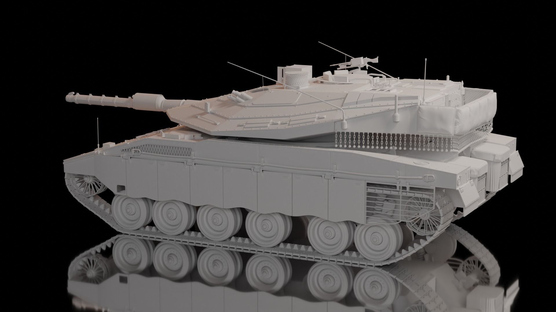 Merkava Mk IV - Battle Tank 3D model | CGTrader