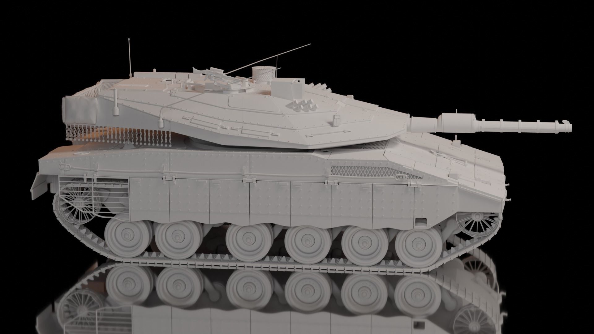 Merkava Mk IV - Battle Tank 3D model | CGTrader