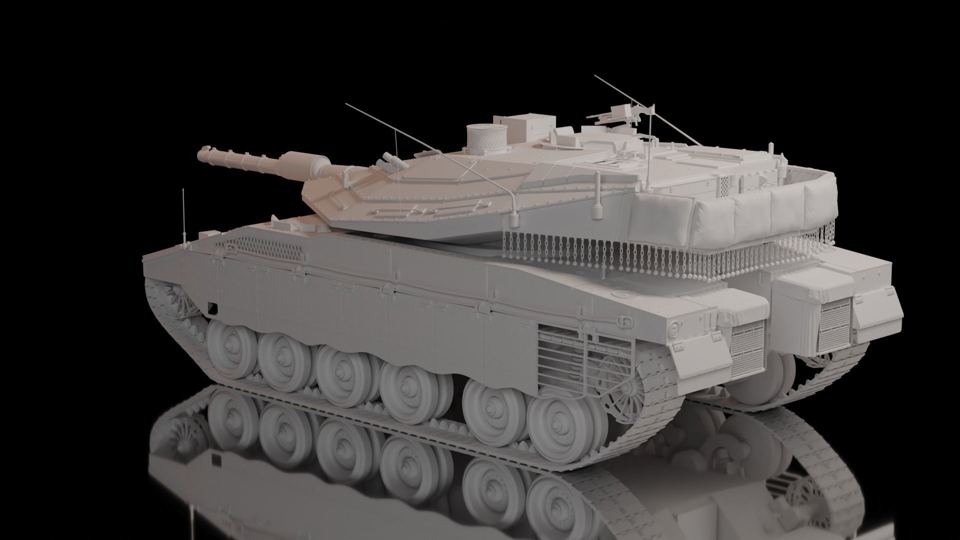 Merkava Mk IV - Battle Tank 3D model | CGTrader